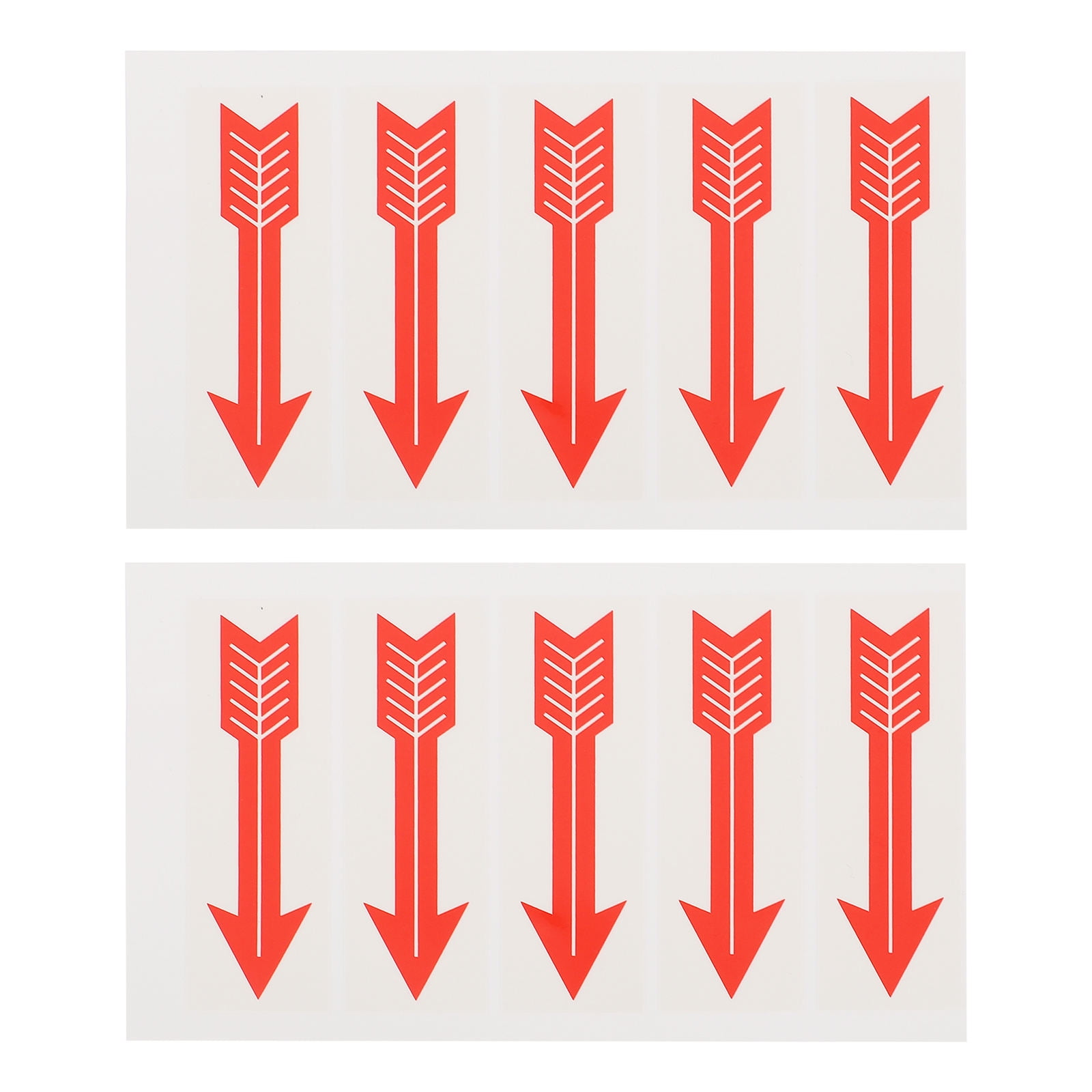 MLINS 10 Pcs Door Security Signs Arrow Label Pipeline Direction ...