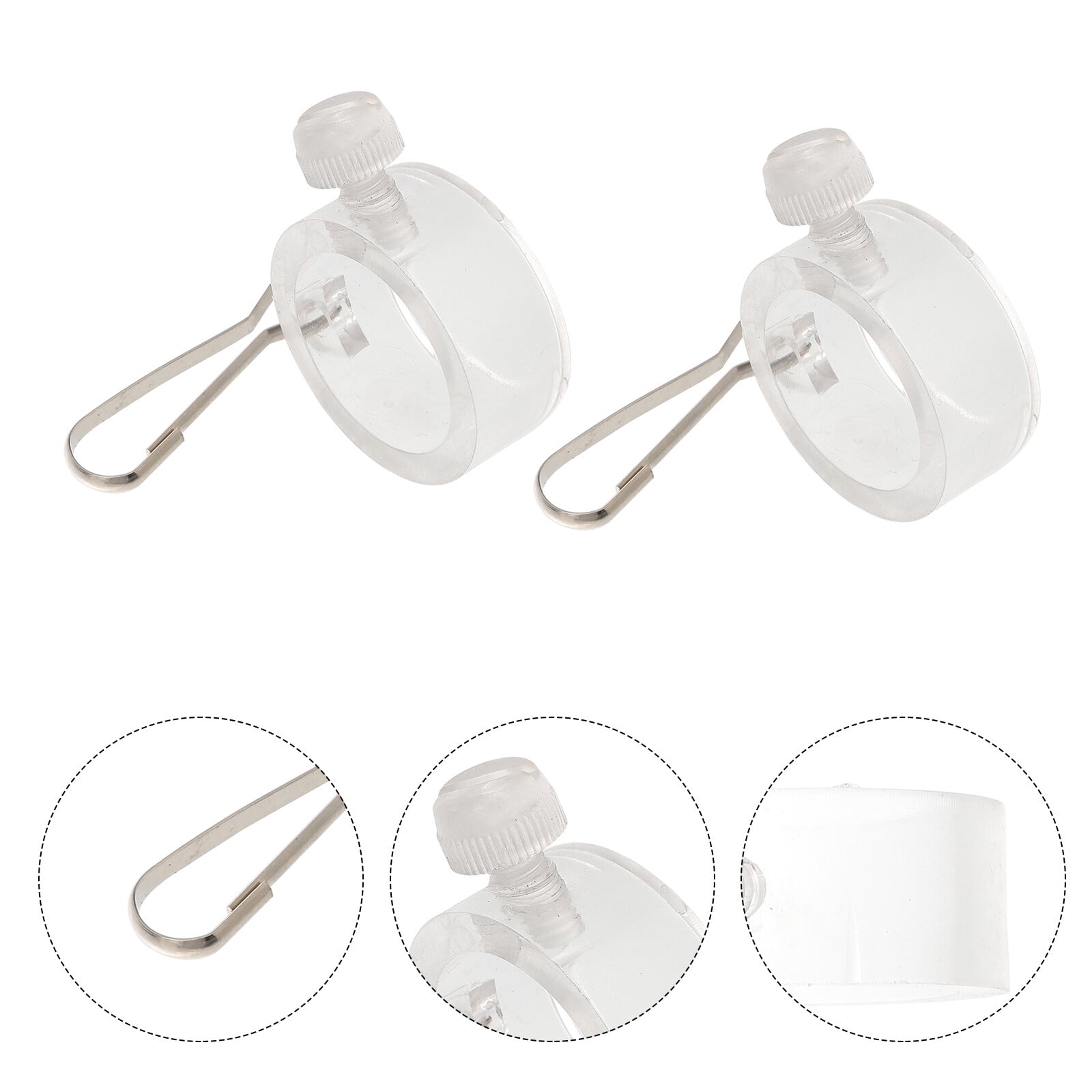 MLINS 10 Pcs Flags Mounting Flagpole Retaining Ring Size 4 White ...