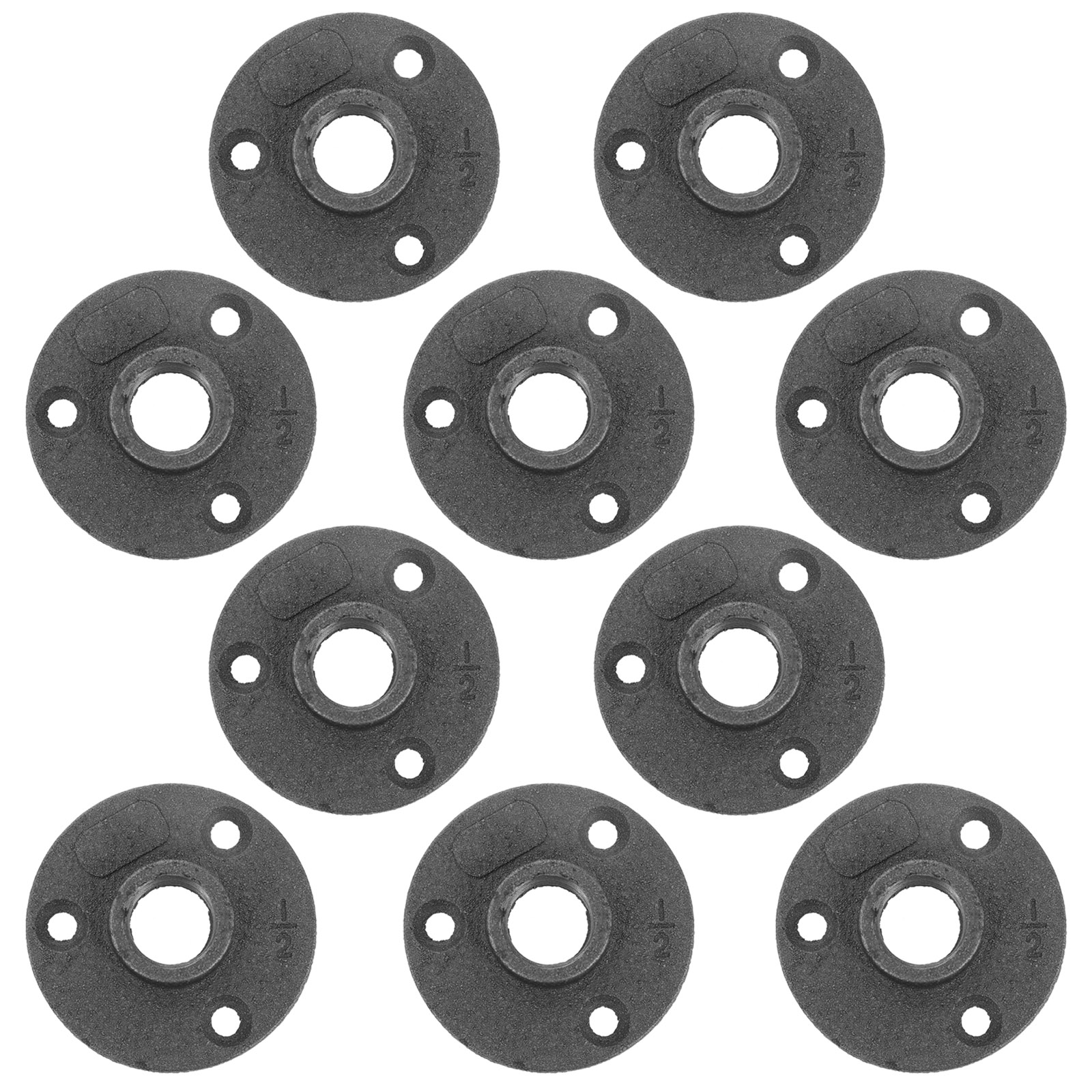 MLINS 10 Pcs Flange Fixed Bases Industrial Pipe Fittings - Walmart.com