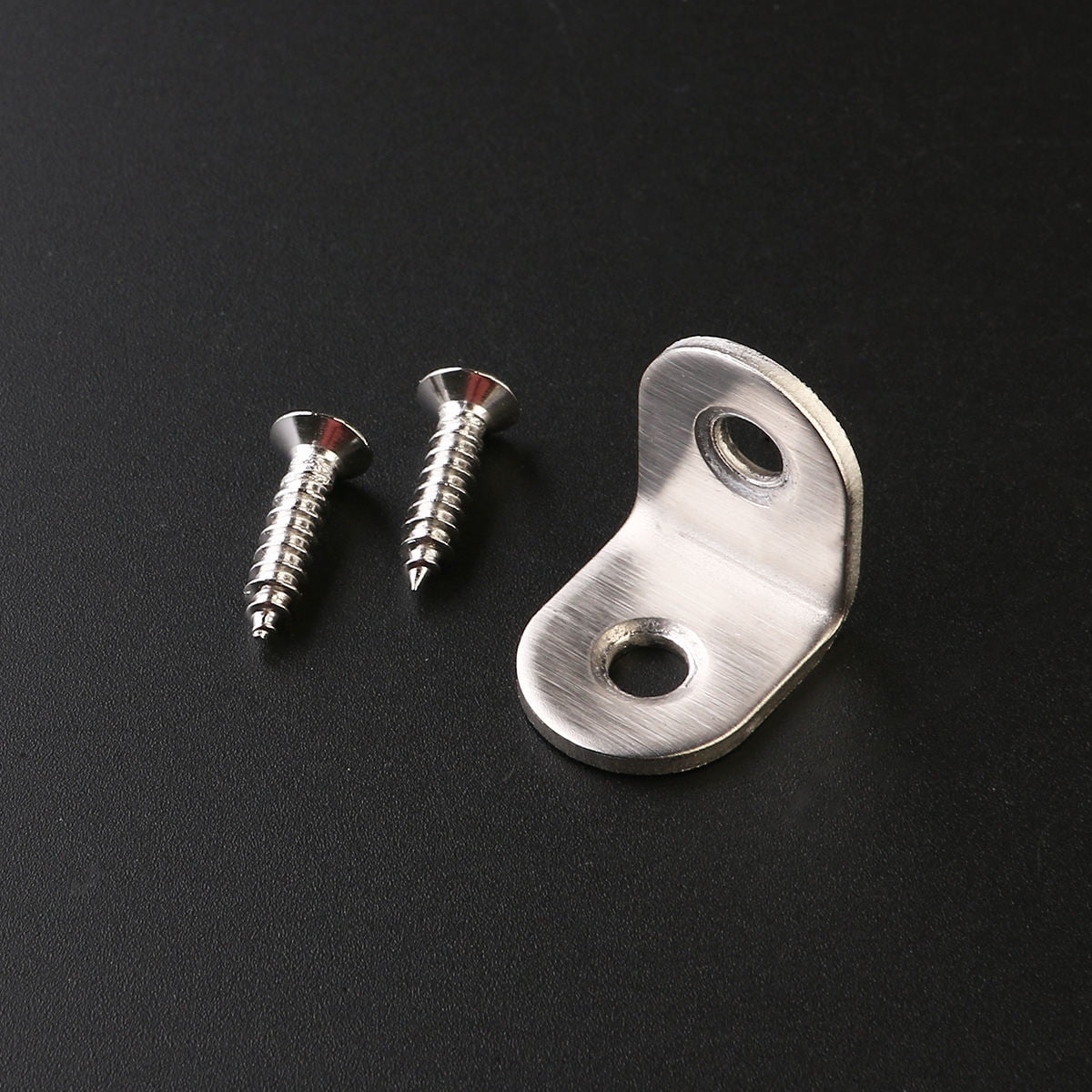 MLINS 10 Pcs Flat Mounting Brackets Stainless Steel Corner Code ...