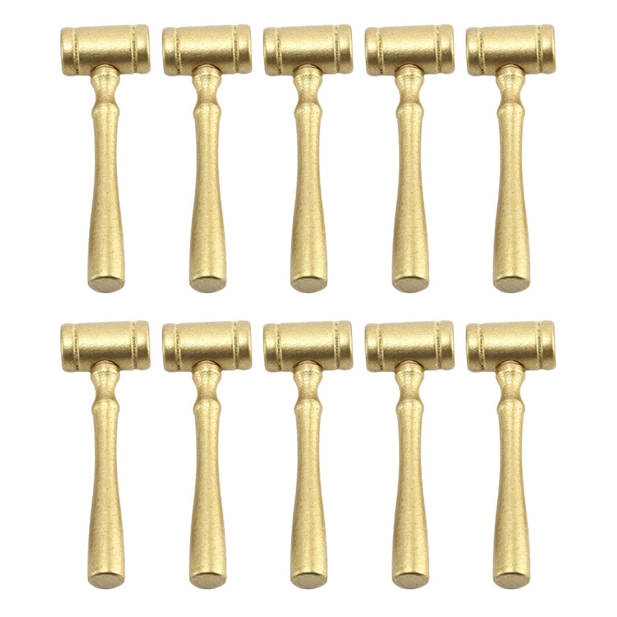 MLINS 10 Pcs Game Wooden Judge Hammer Court Judge Hammer Wooden Craft ...