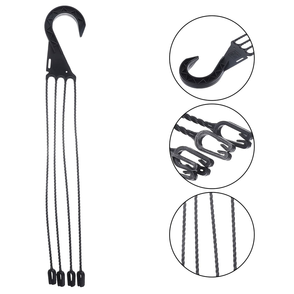 MLINS 10 Pcs Hanging Basin Hook Garden Flowerpot Hangers for outside ...