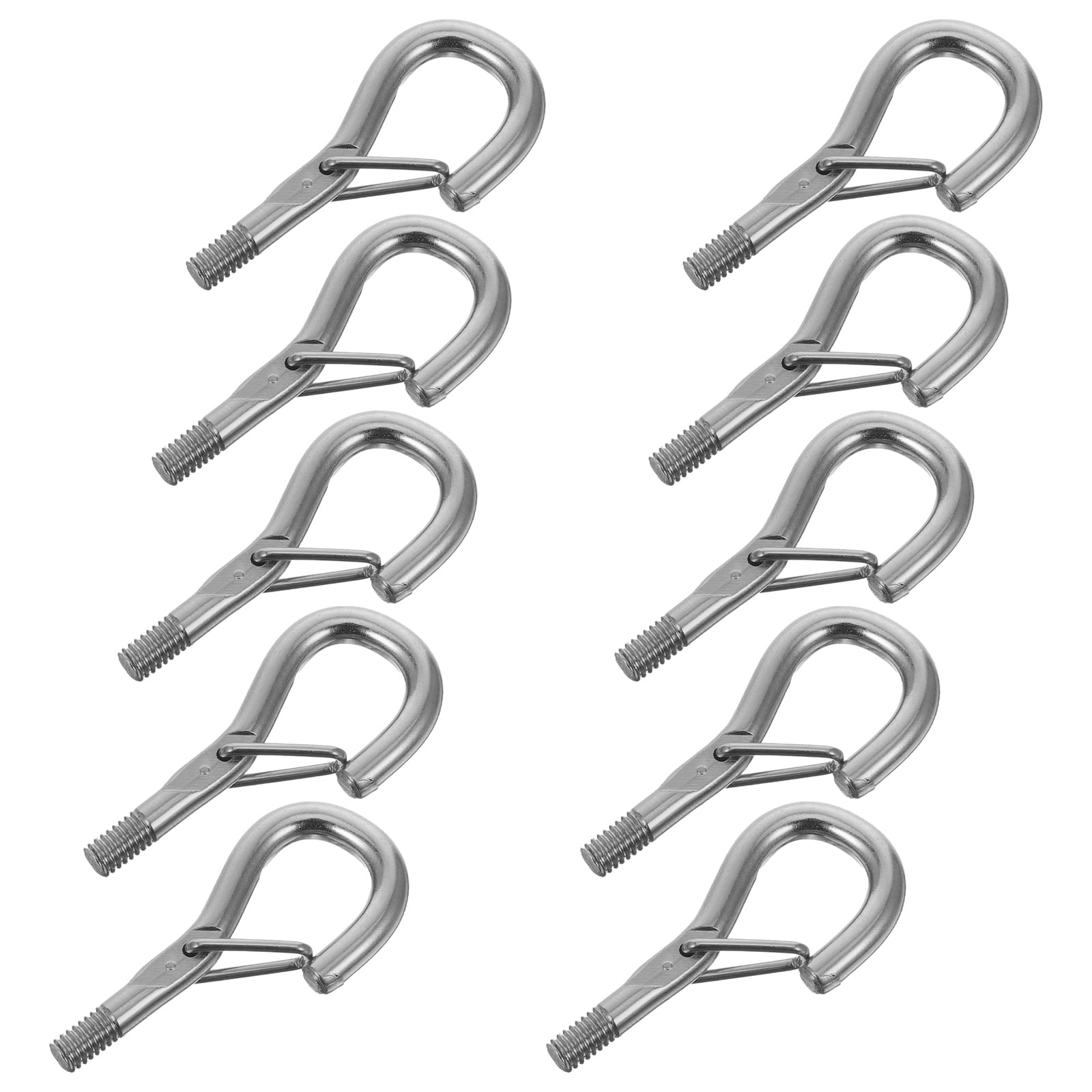 MLINS 10 Pcs Heavy Duty Hole Punch Referee Wire Rope Lock Hook ...