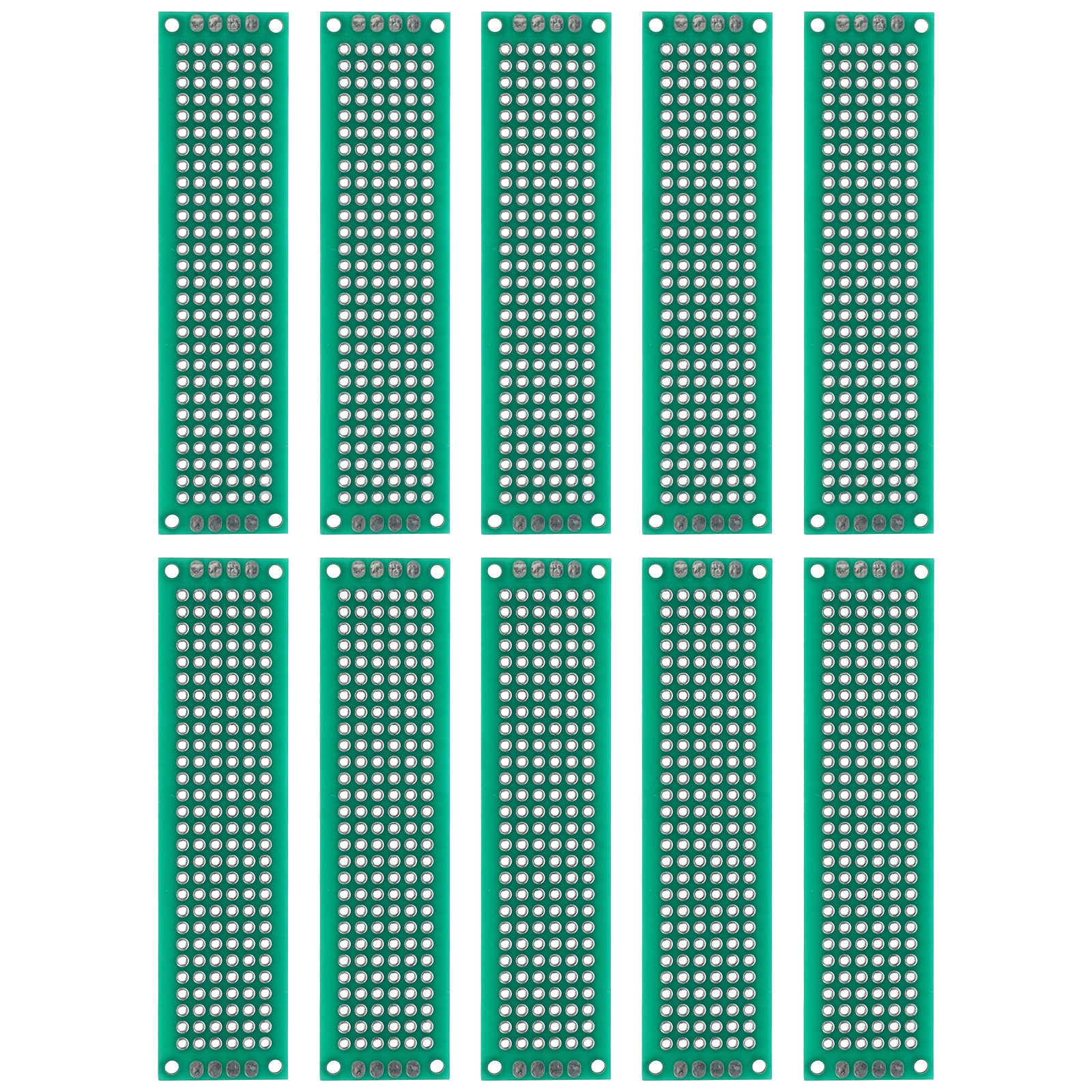 MLINS One Side Solderable Circuit Board for DIY Use 10 Pieces 2x8cm ...