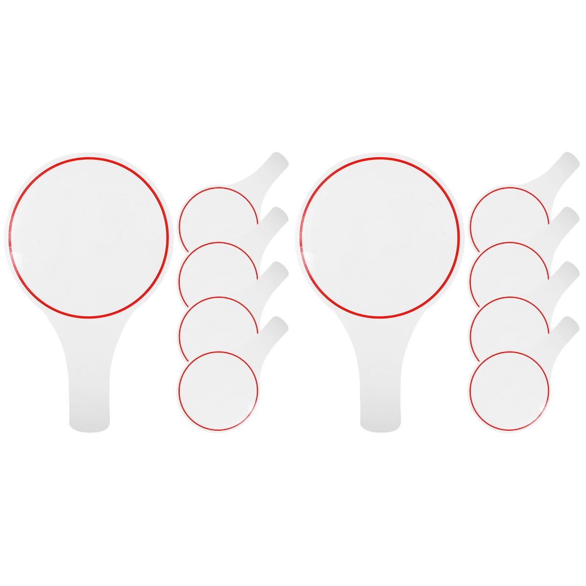 MLINS 10 Pcs Judges Writable Scoreboards Blank Scoreboards Voting ...