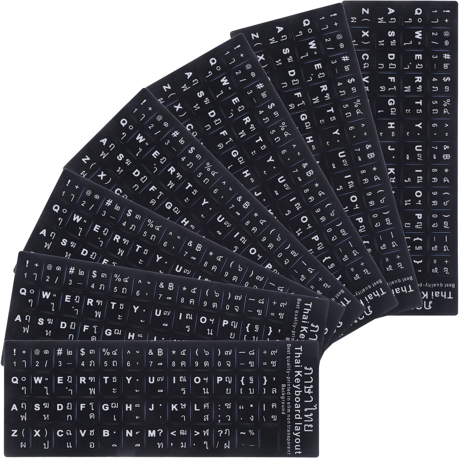 MLINS 10 Pcs Keyboard Stickers Wrist Laptop Wireless Student Black ...