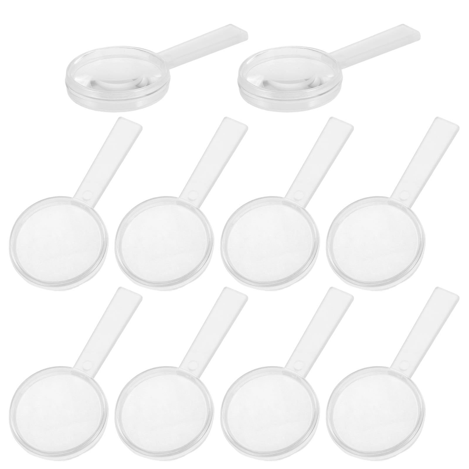 MLINS 10 Pcs Kids Glasses Transparent Handheld Magnifier For Outdoor ...