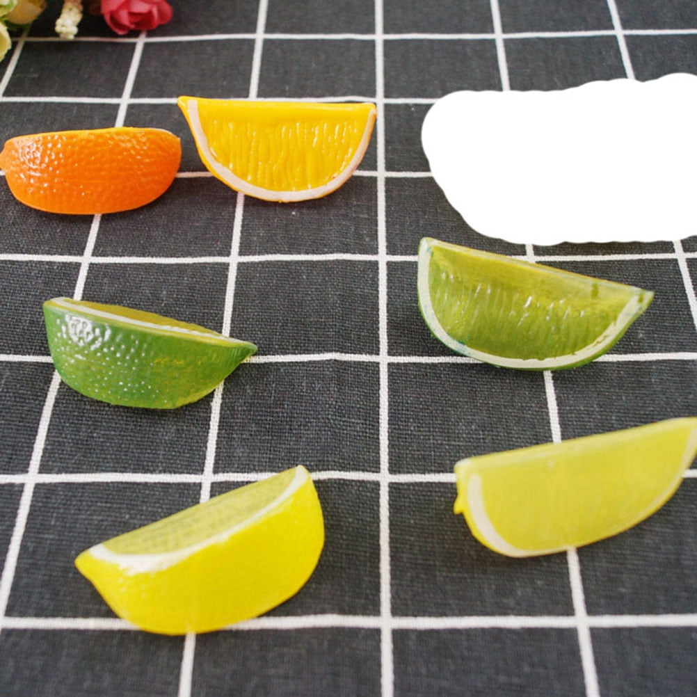 MLINS 10 Pcs Lemon Decor Slices Model Props Photo Simulation - Walmart.com