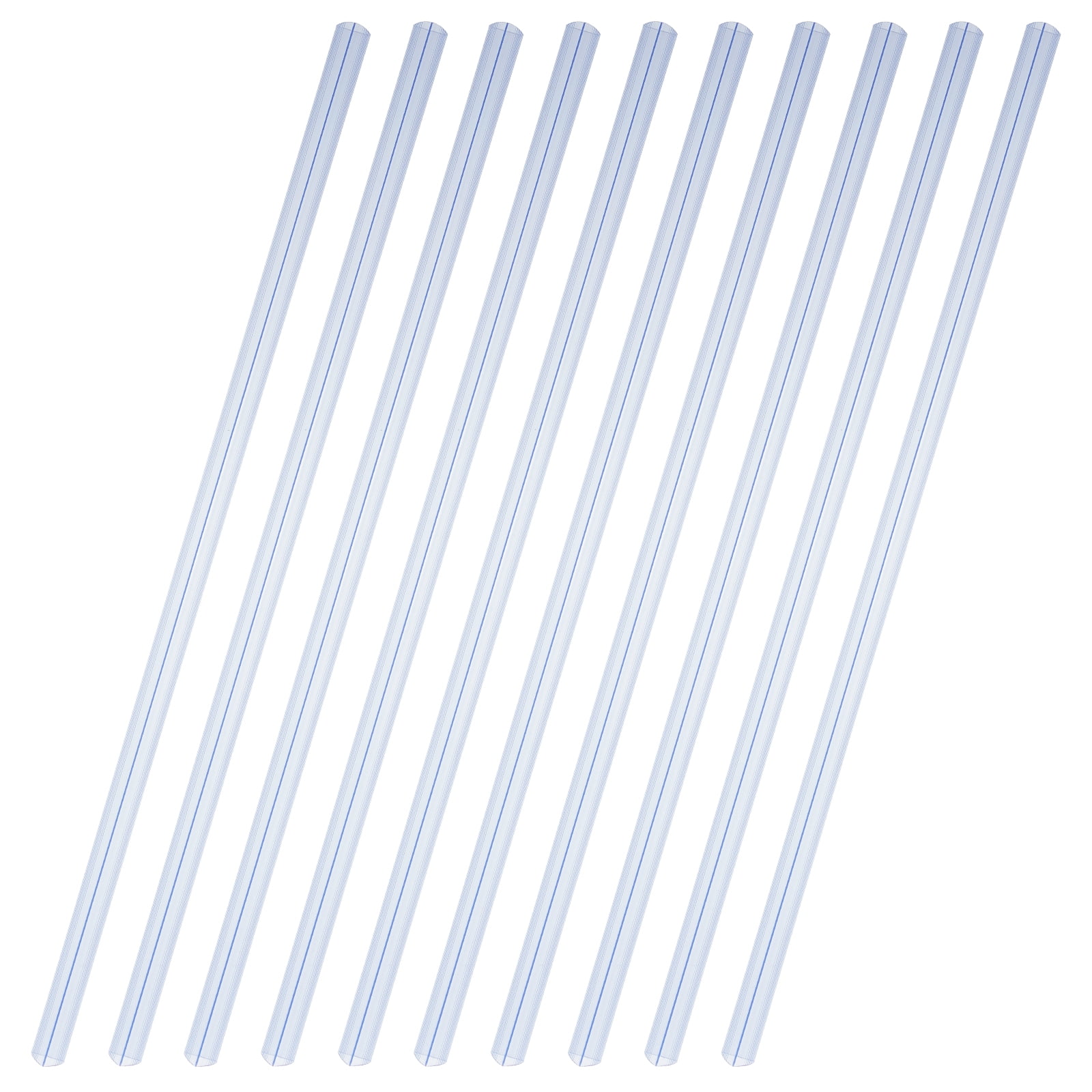 MLINS 10 Pcs Loose Slide Grip Binding Bars 31x1.2cm Transparent ...