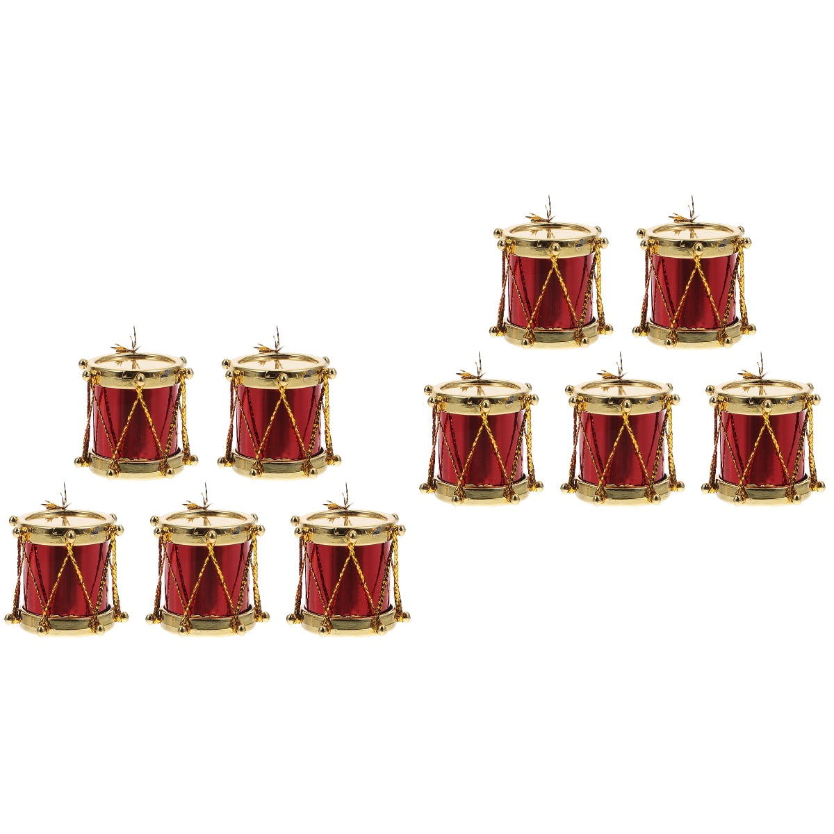MLINS 10 Pcs Miniature Drum Model Mini House Decor Mini Drum Doll House ...