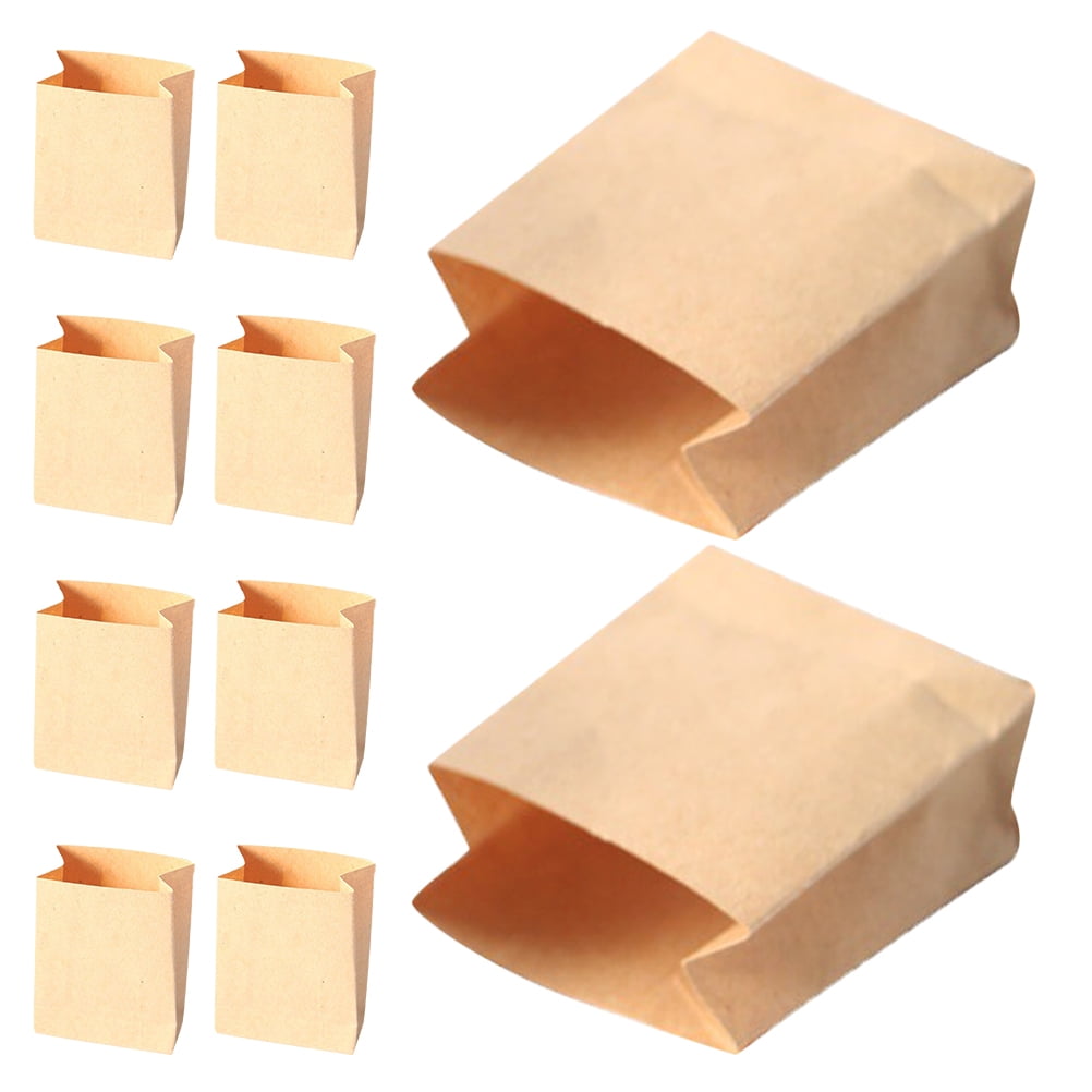 MLINS 10 Pcs Paper Snack Bags Cookie Packaging Inflatable Napkins Small ...