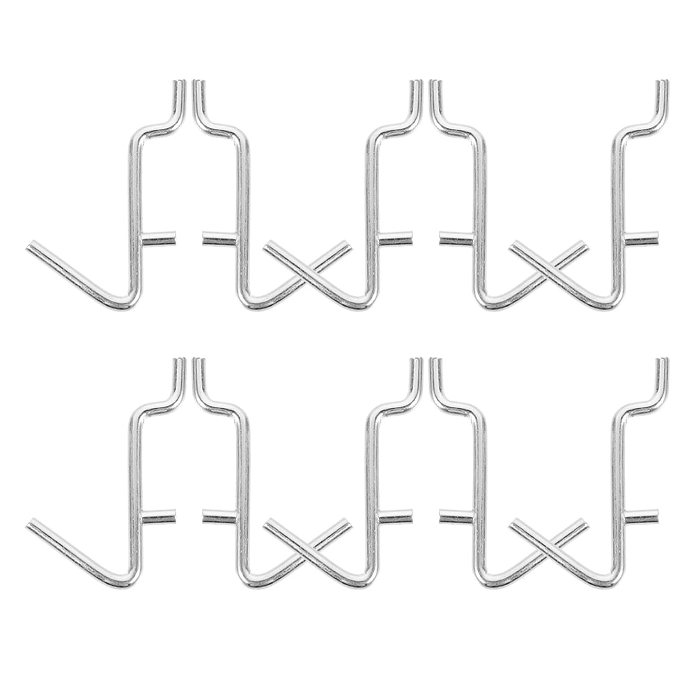 MLINS 10 Pcs Pegboard Hooks Accessories Pegboard V Shape Hooks ...