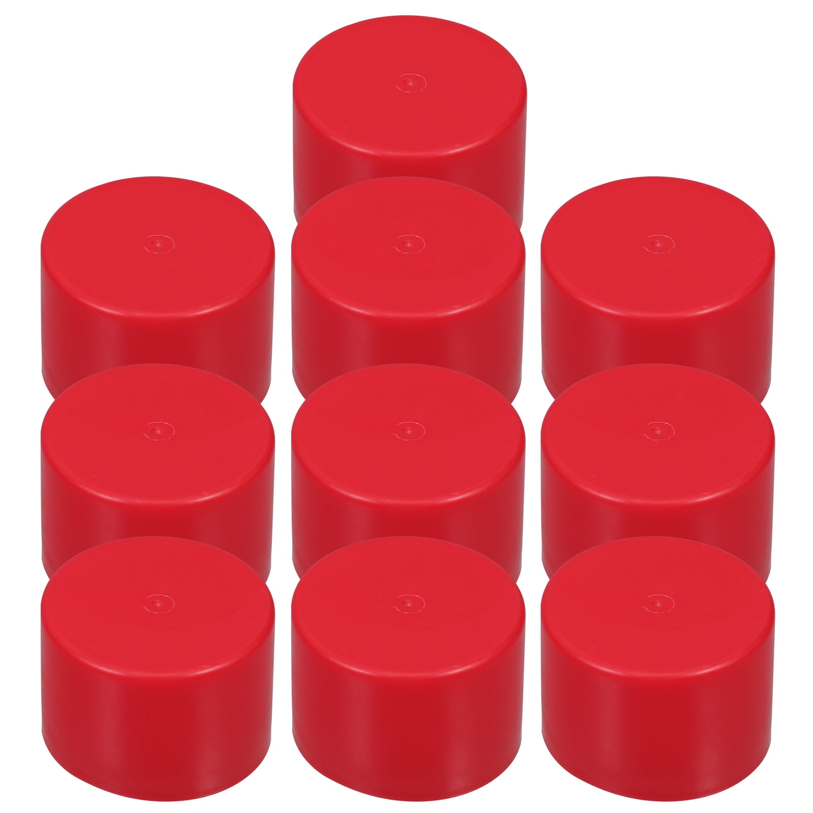 MLINS 10 Pcs Plastic End Cap Pu Handrail Red Sequin Headband Pocket ...