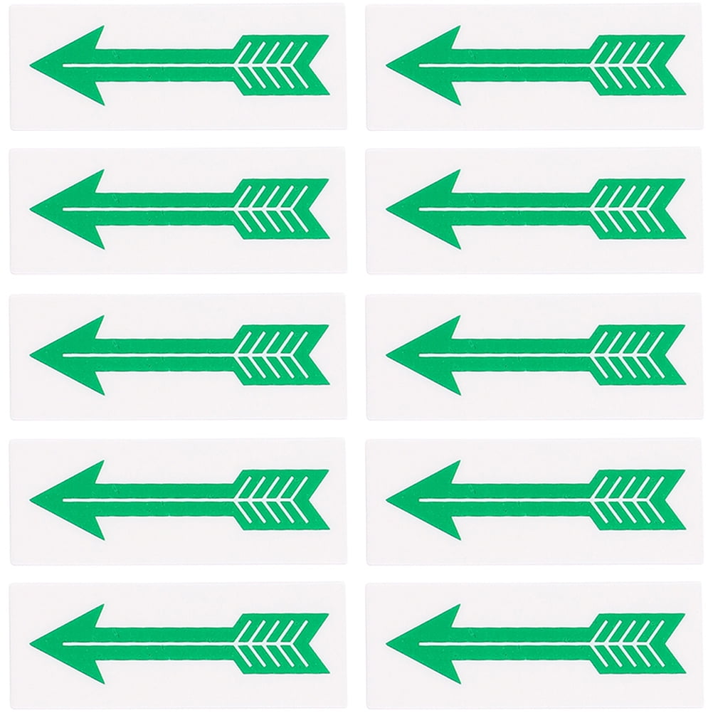 MLINS 10 Pcs Power Arrow Logo Sticker Instructions Easy to - Walmart.com