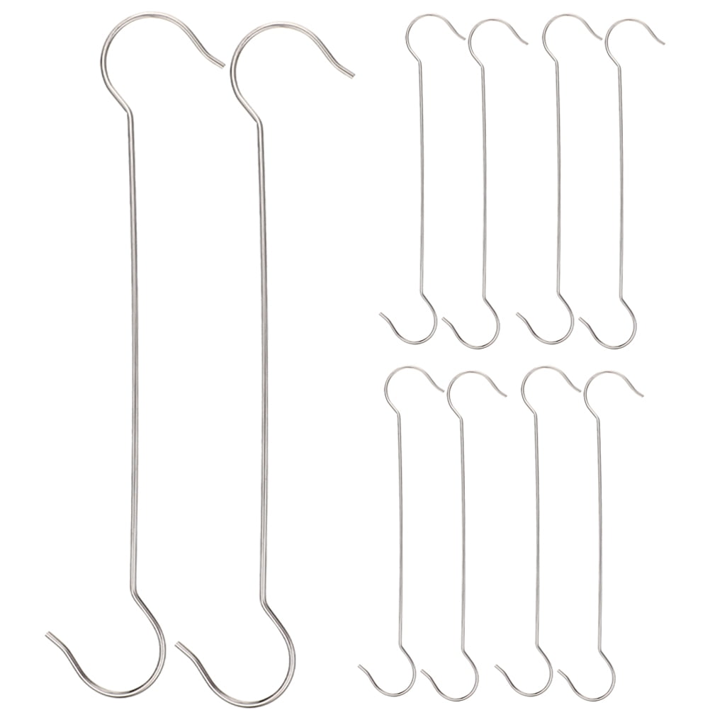 MLINS 10 Pcs Pulleys Outdoor Garden Potted Hanging Basket Metal Hook ...