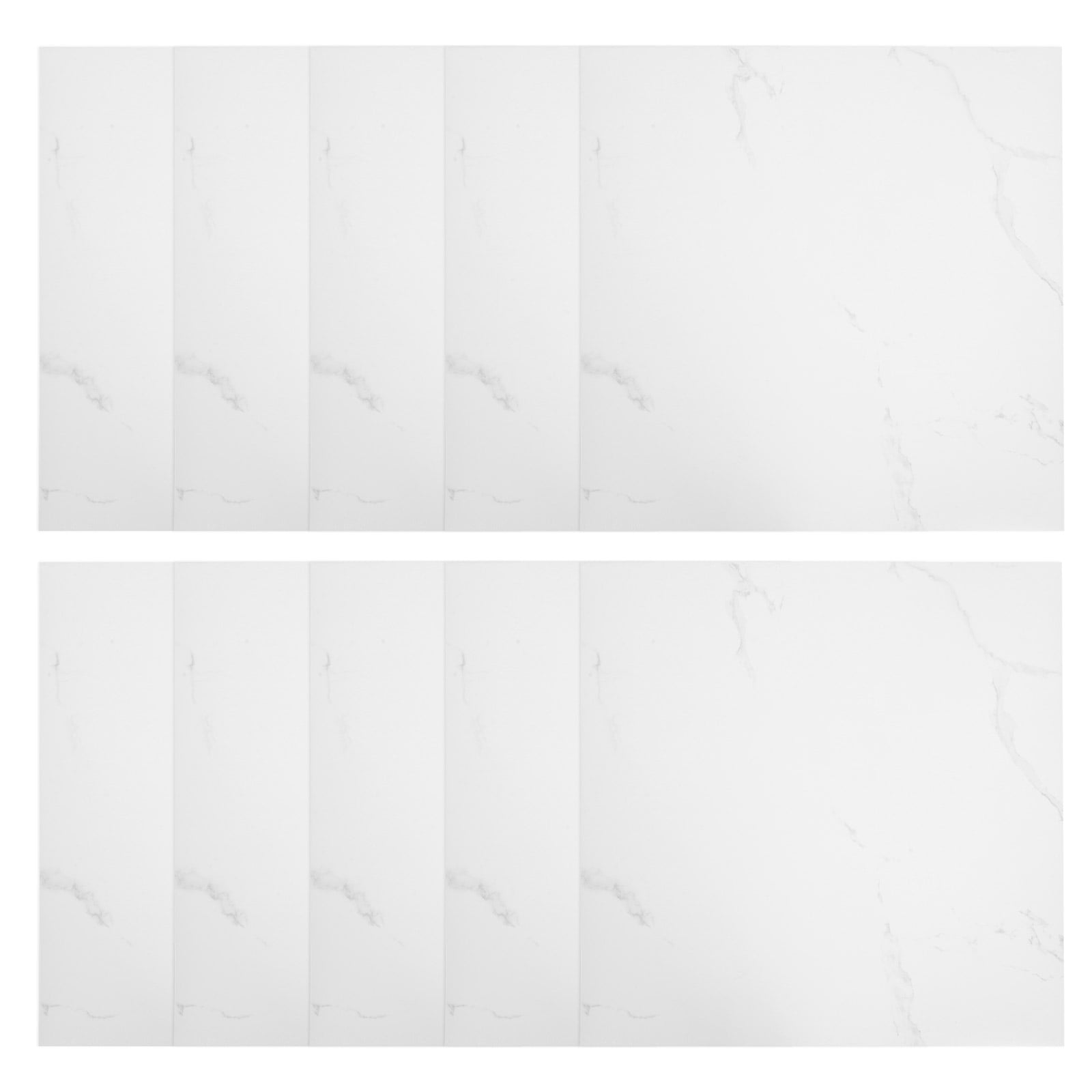MLINS 10 Pcs Pvc Self-adhesive Floor Marble Tile Peel and Stick ...