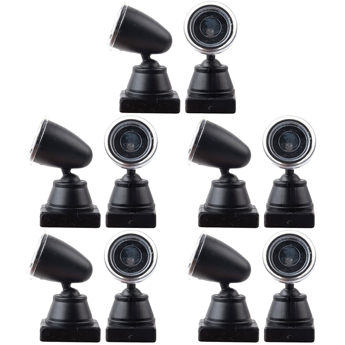 MLINS 10 Pcs Railroad Train Mini Signal Light Model Train Layout Scene ...