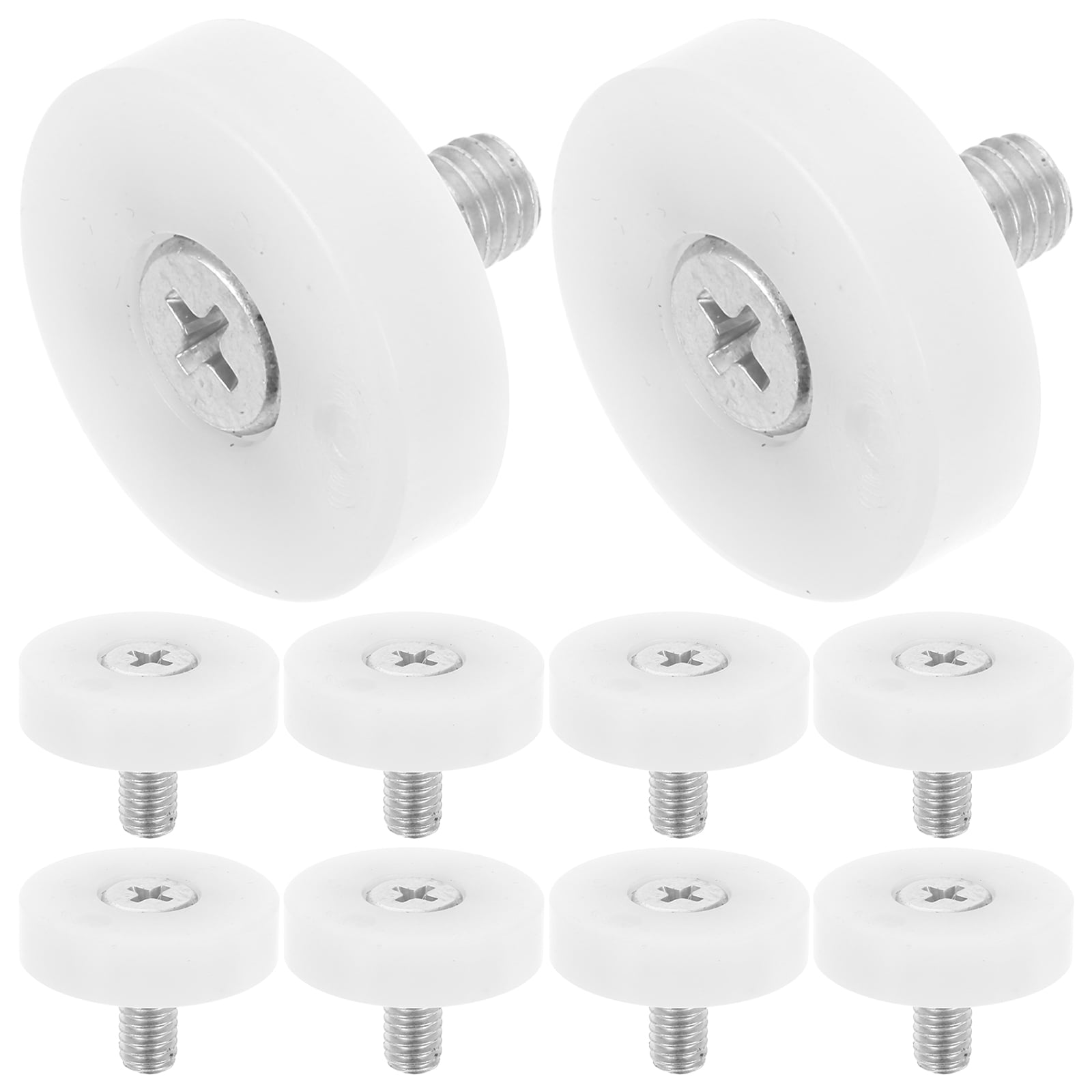 FELTECHELECTR White Drawer Rollers Performance 10Pcs 1.0X1.0X0.8In ...