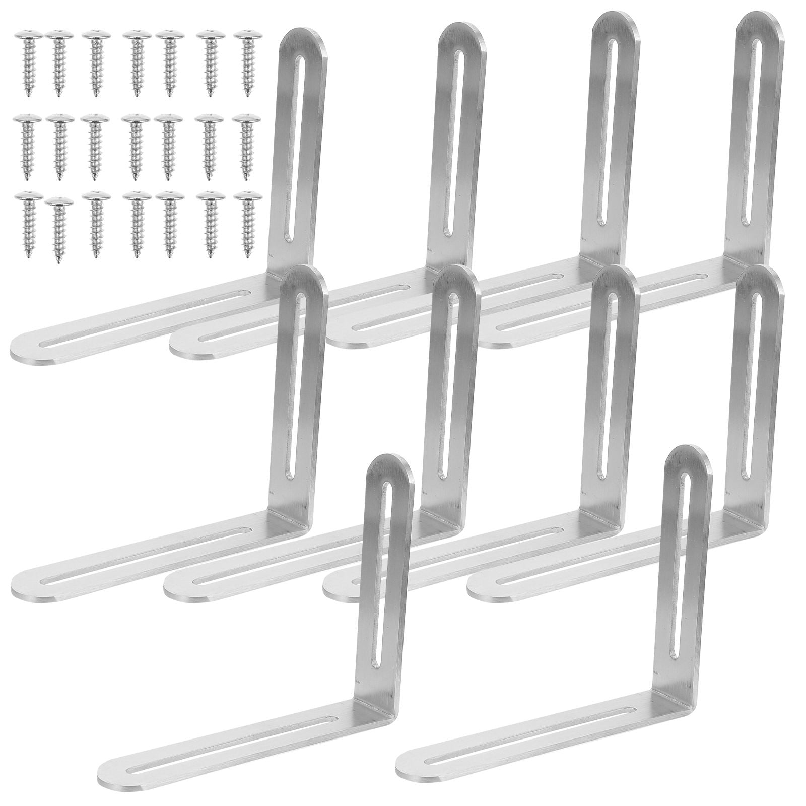 MLINS 10 Pcs Right Angle Bracket Shelf Connectors Shelves for Fixed ...