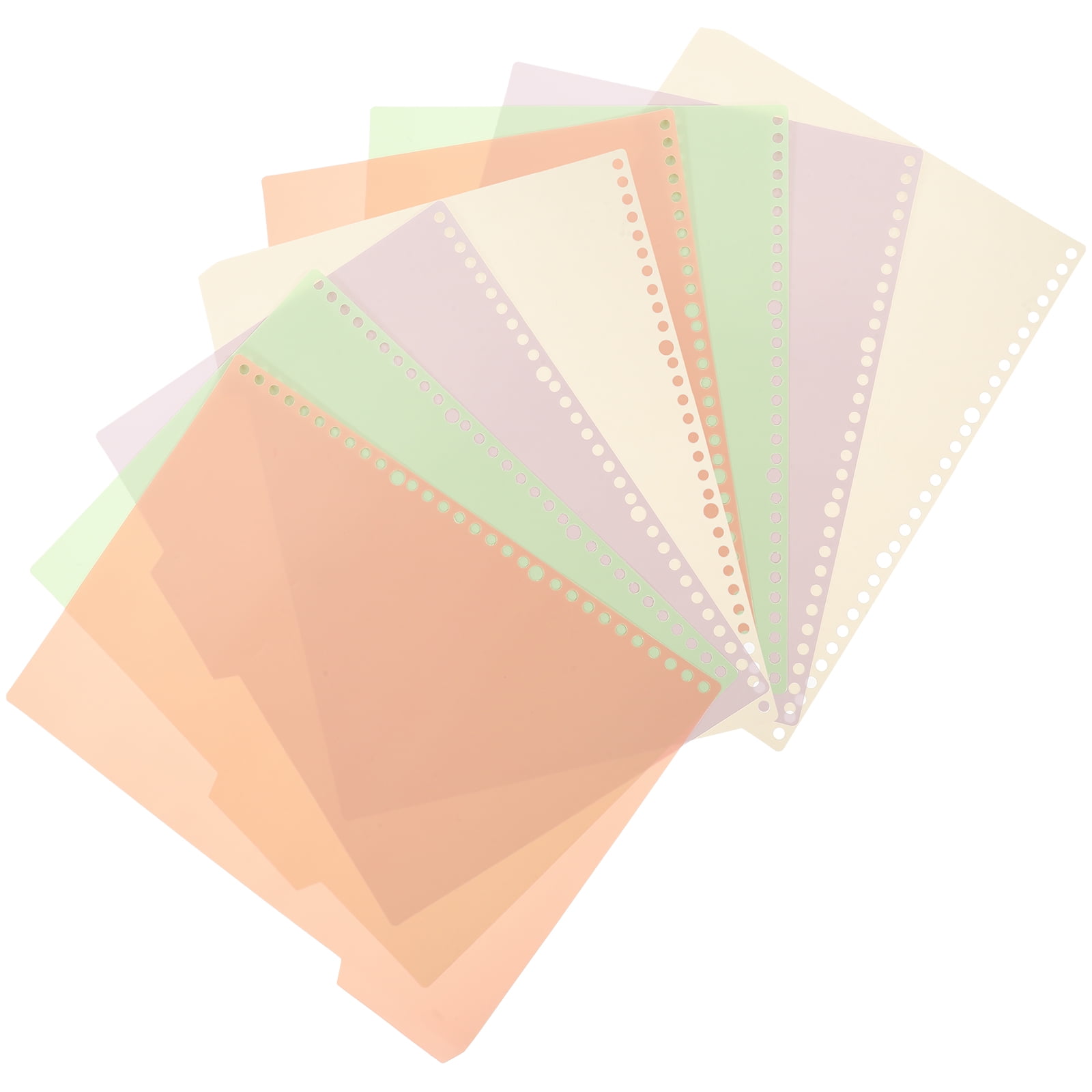 MLINS 10 Pcs Ruled Key Scratch Book Divider Page Sub-index Label ...