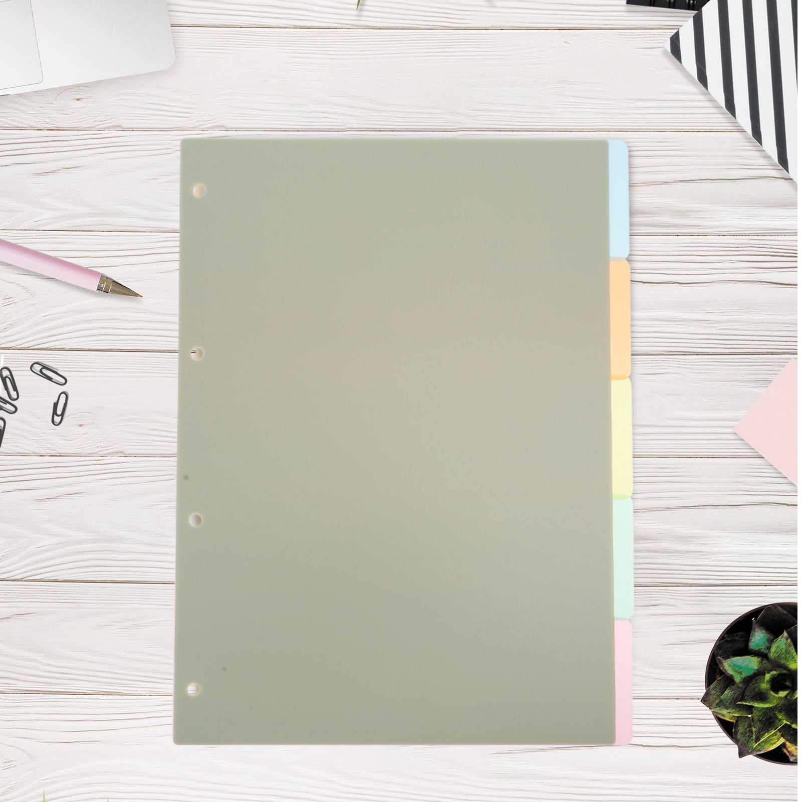 MLINS 10 Pcs Separators for Binders 标签分隔卡 Notebook Dividers - Walmart.com