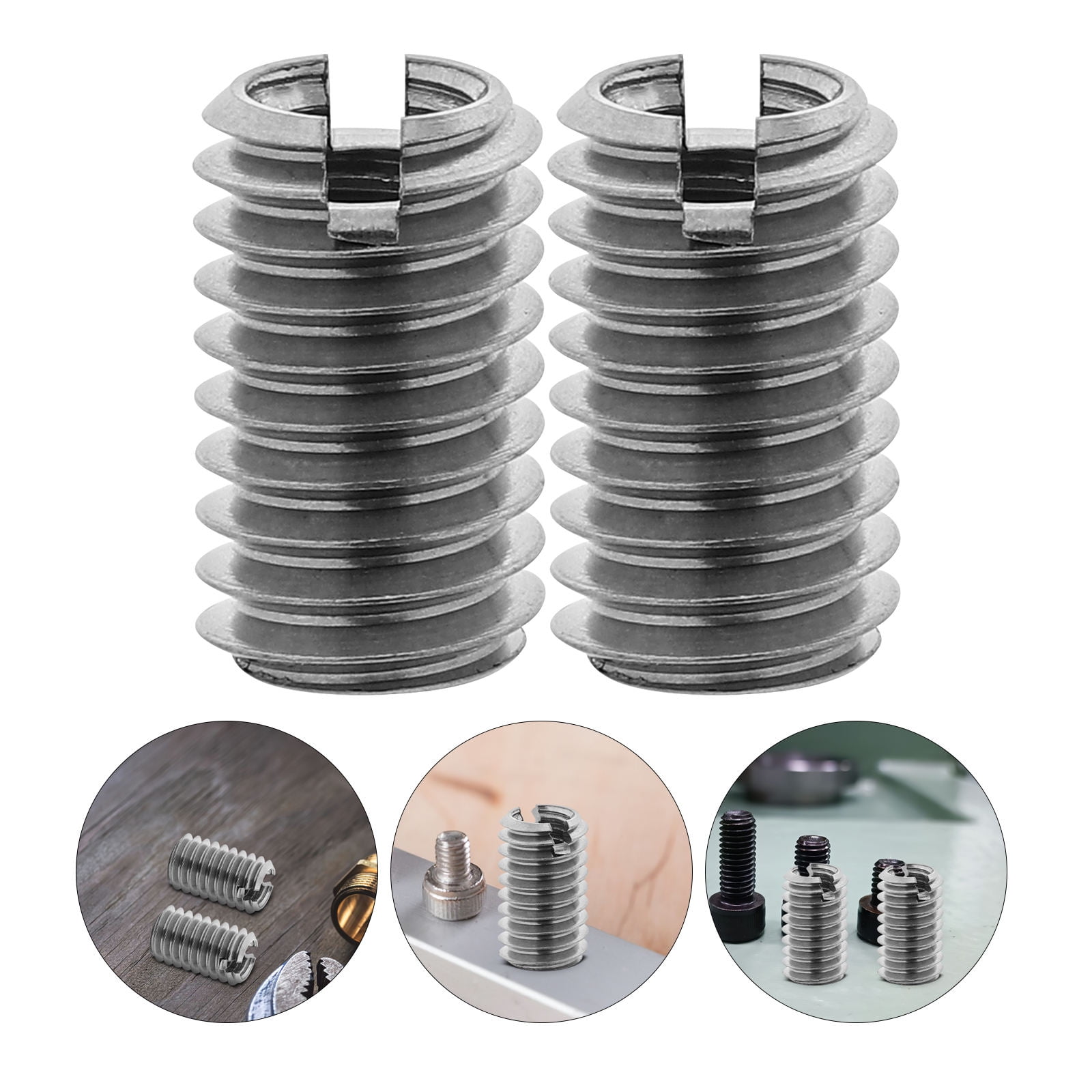 MLINS 10 Pcs Stainless Steel Helical Coiled Thread Repair Inserts ...