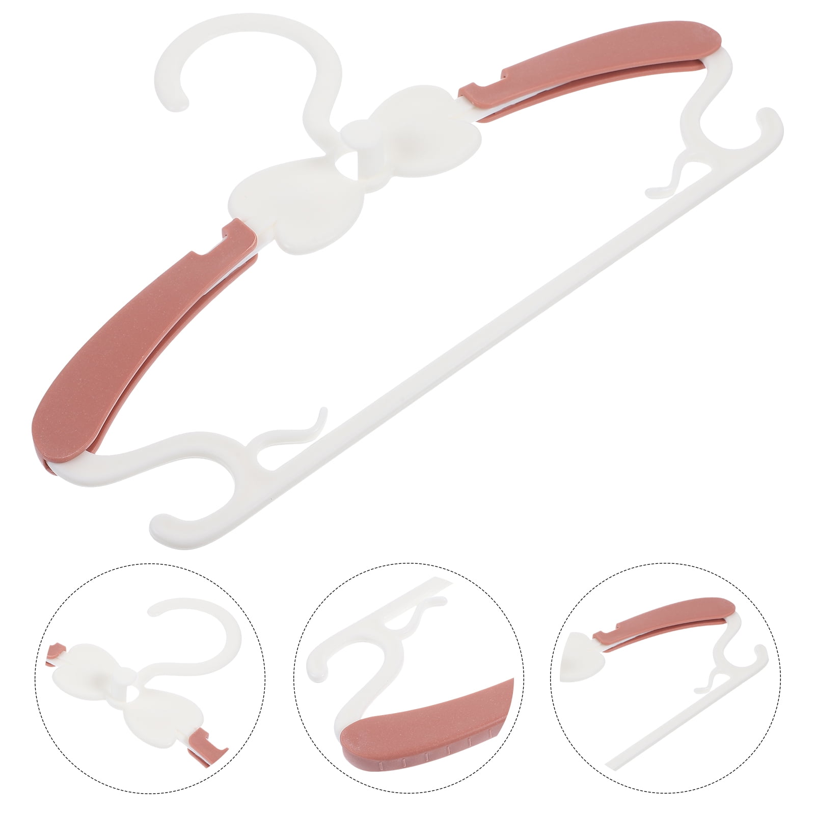 MLINS 10 Pcs Telescopic Children's Clothes Hanger Rack Hangers for ...