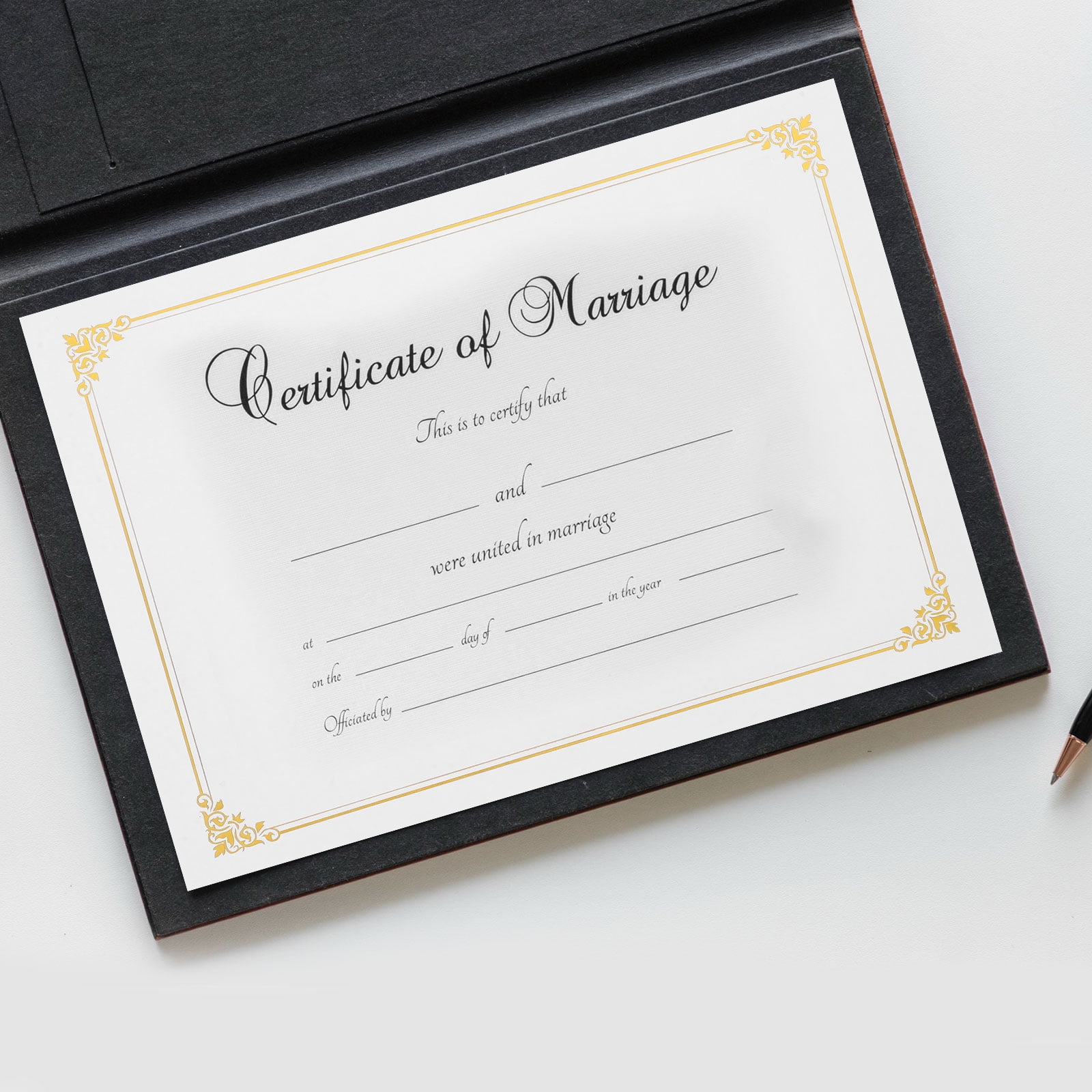 MLINS 10 Pcs Thick Printable Certificate Paper 29.70X21.00X0.05CM Golden - Walmart.com