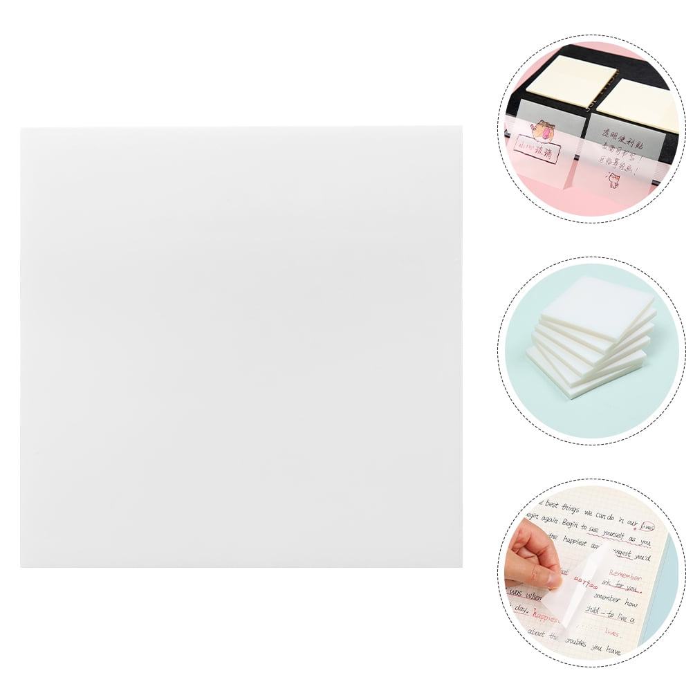 MLINS 10 Pcs Translucent Stickers for Adults Student Transparent ...