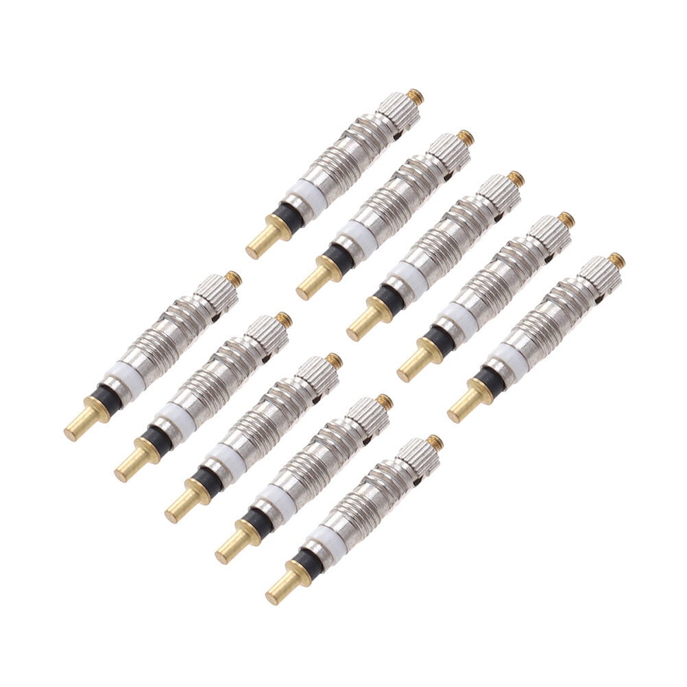 MLINS 10 Pcs Values French Valve Core Airtight Valve Core 10pcs Silver ...