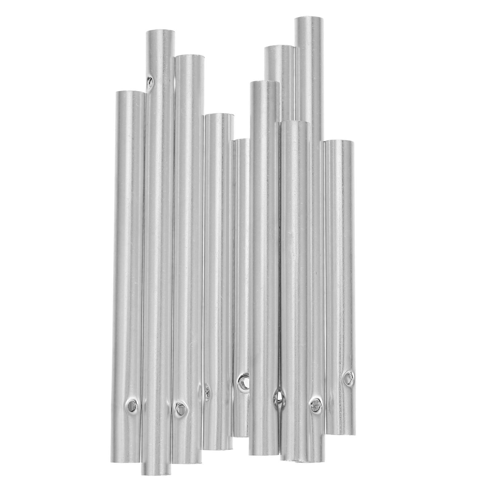 MLINS 10 Pcs Windsock Bell Aluminum Tube Wind Chimes 11.80X0.70X0.70CM ...