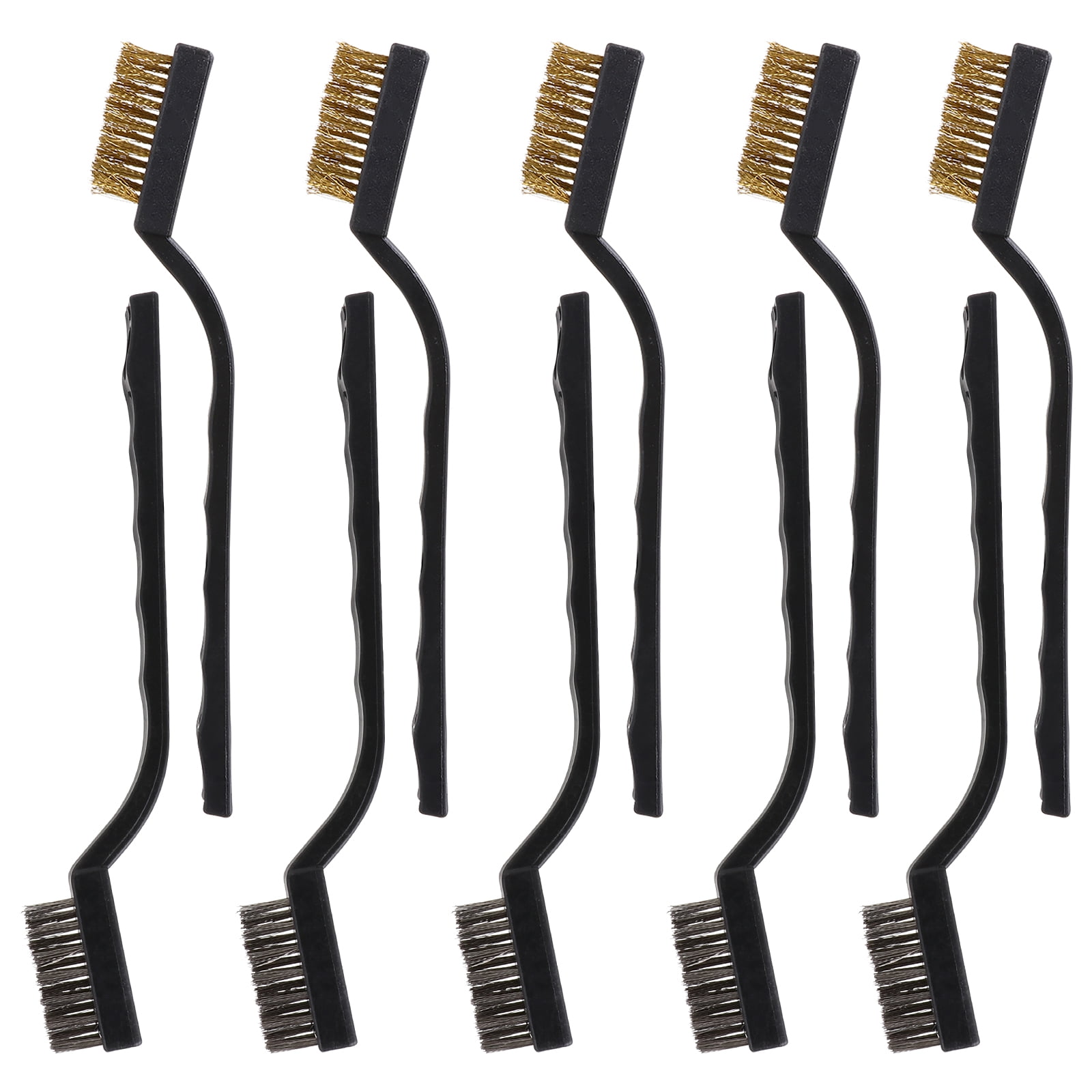 MLINS 10 Pcs Wire Brush Welding Scrubber Drill Tube Cleaner Cleaning ...