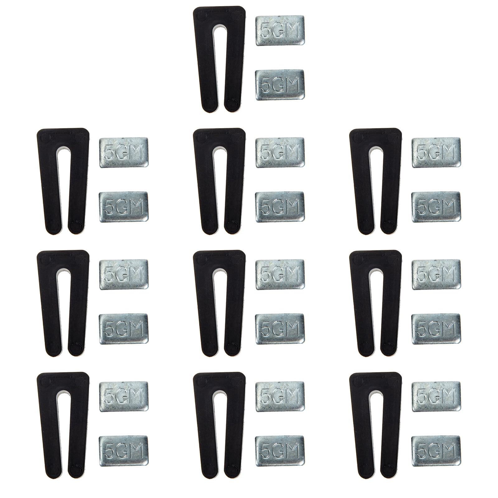 MLINS 10 Sets Fan Balancer Weight Balancing Kit Ceiling Fans Silver ...