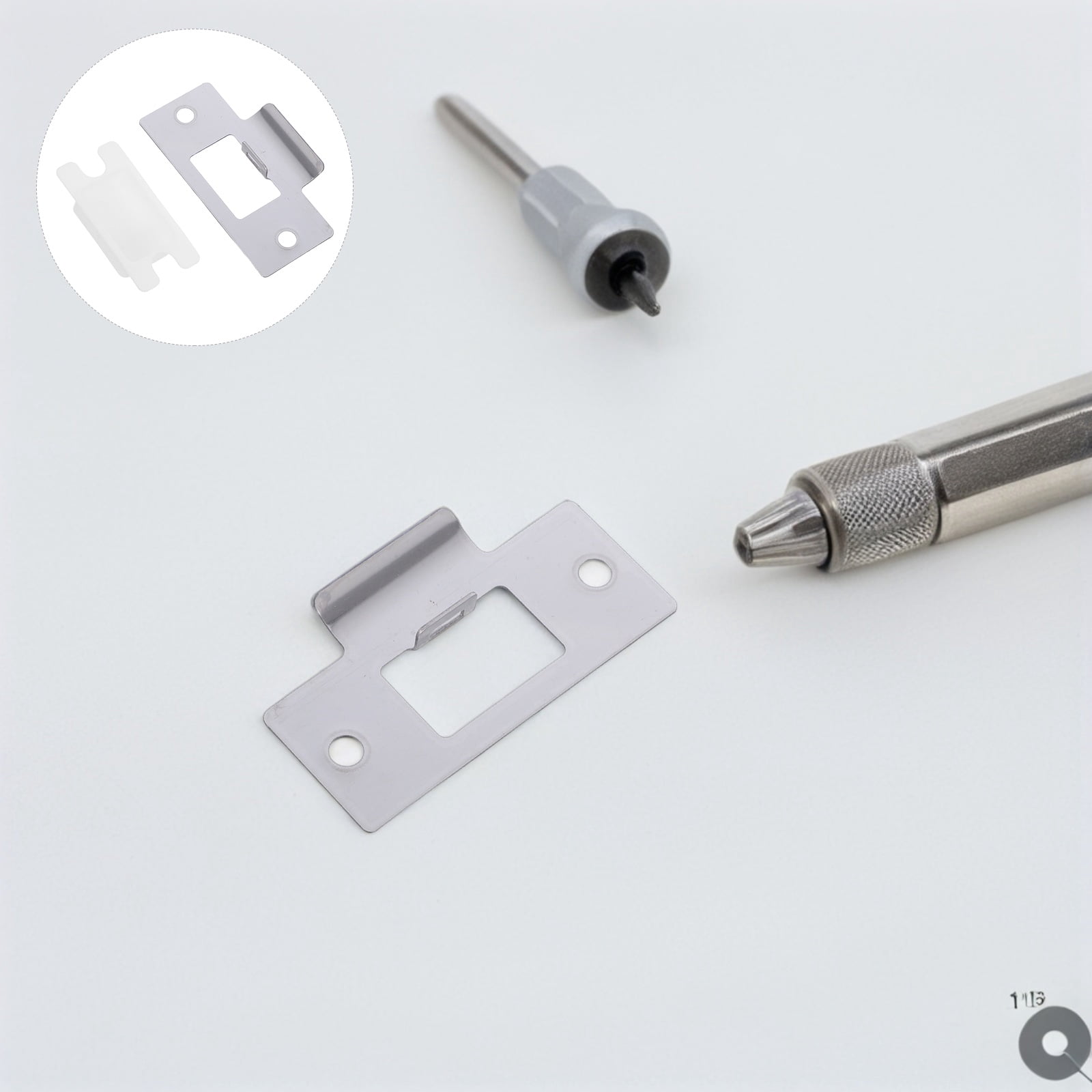 MLINS 10 Sets Standard Door Lock Strike Plate Latch Restorer Universal ...