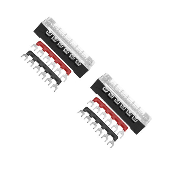 MLINS 10 Sets Terminal Block 600V 5A 6 Position Terminal Block with ...