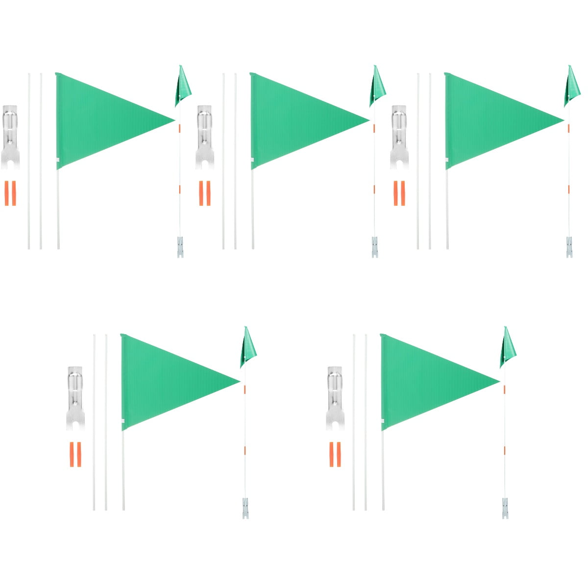 MLINS 10 Sets of Rear Bike Safety Flag Bike Advertising Flag Cycling ...