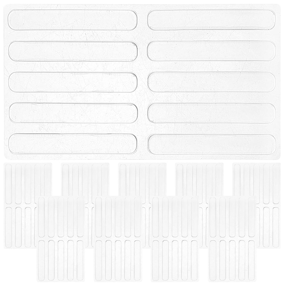 FOMIYES Cabinet Bumper Anti-Skid Silicone 10 Sheets 6.3x0.4in - Walmart.com