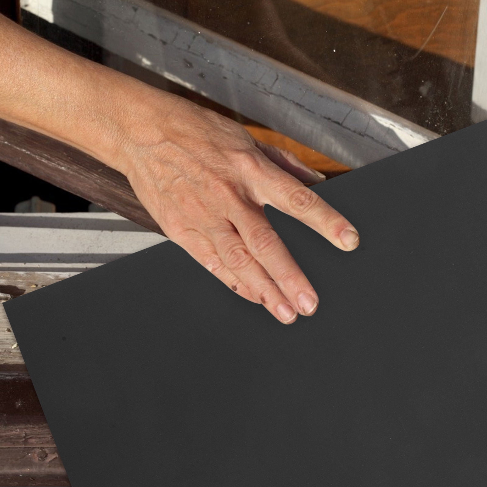 DINHEAROM Wood Sandpaper Grey 10 Sheets 11.00X9.24X0.04In - Walmart.com