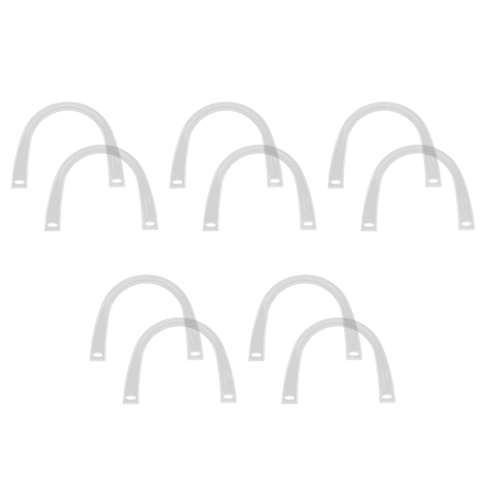 MLINS 10 pcs Bag Making Accessory Transparent Purse Handle Replacement ...