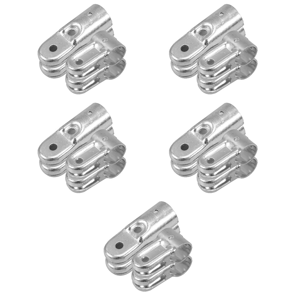 MLINS 10 pcs Chain Link Fence Clamps Stainless Steel End Rail Clamps L ...