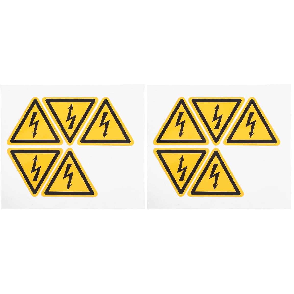 MLINS 10 pcs Electric Panel Label Warning Electric Shock Label Caution ...