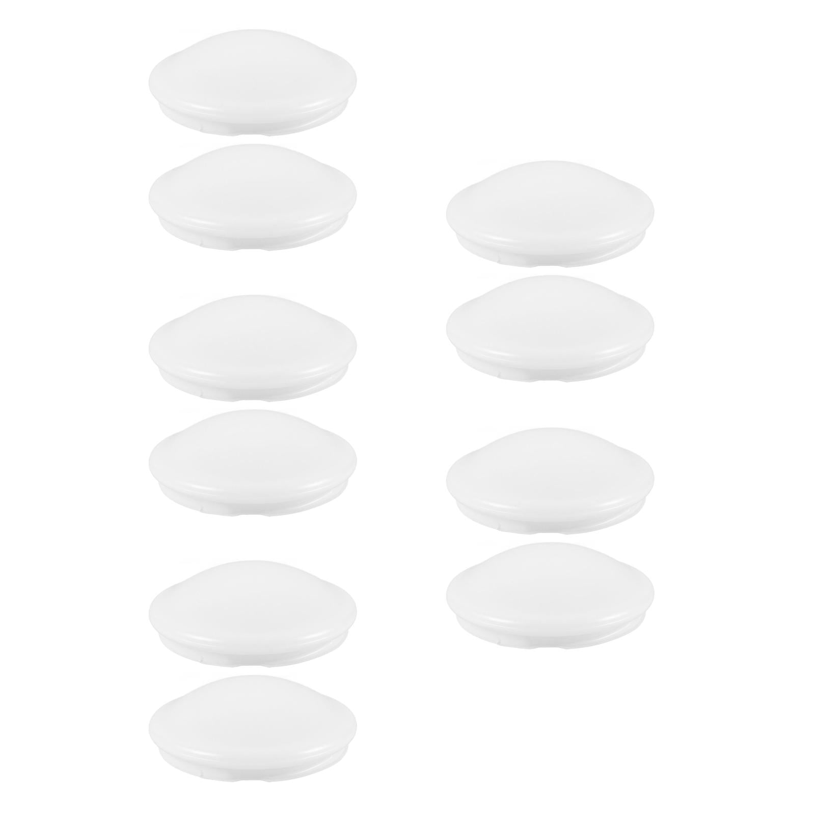 MLINS 10 pcs Flush Mount Lamp Shades White Plastic Recessed Light ...
