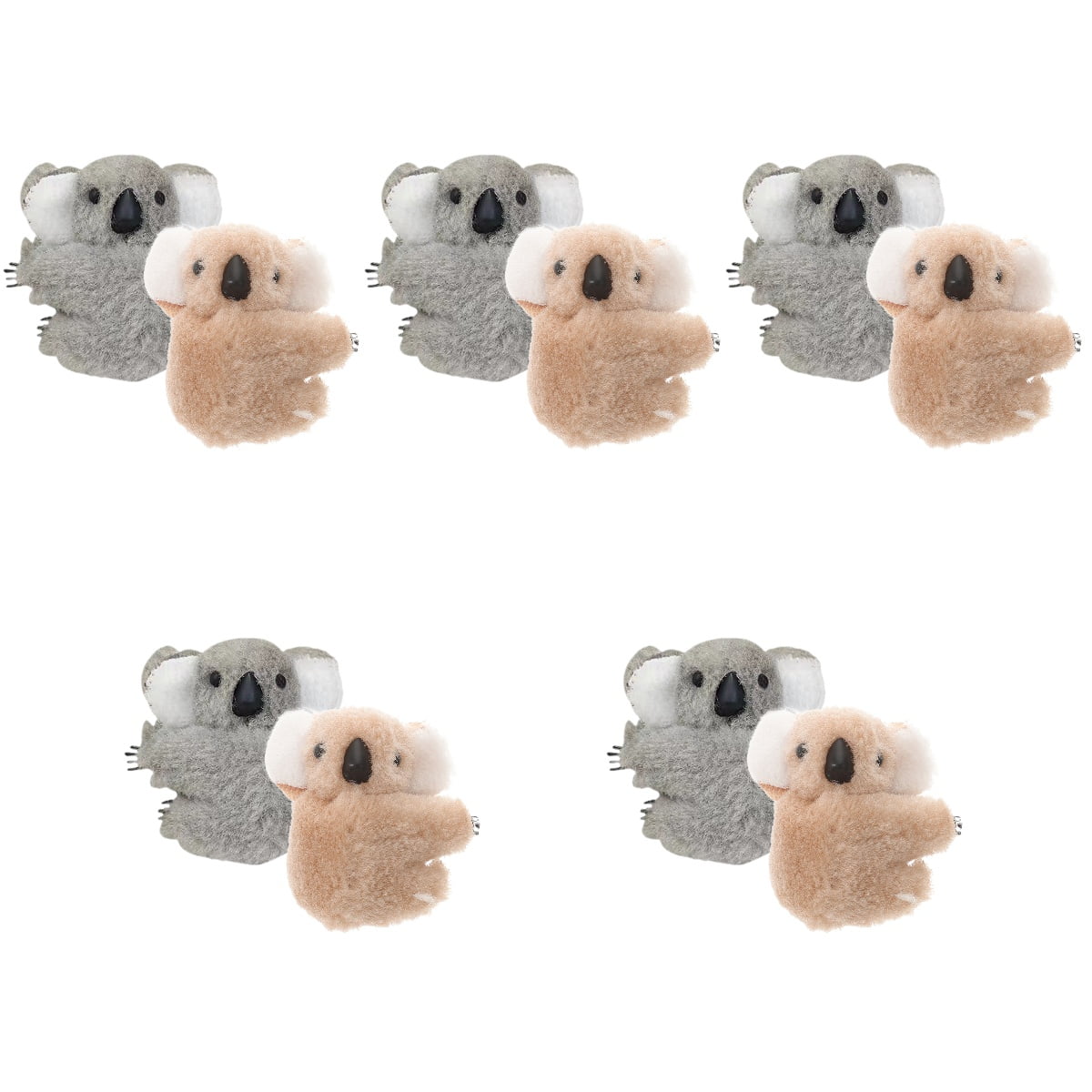 MLINS 10 pcs Koala Hair Clips Girls Hair Clips Small Hair Accessories ...