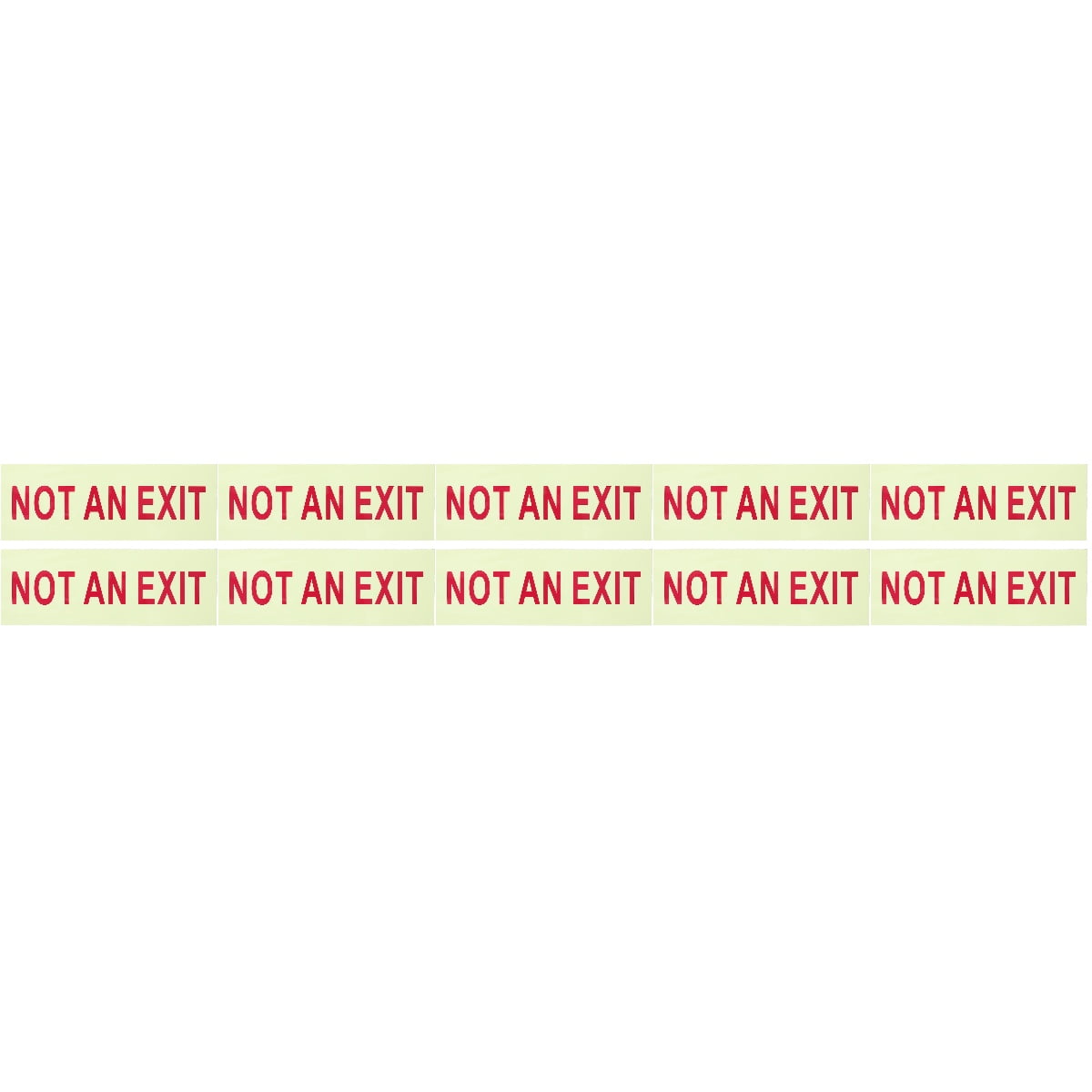 MLINS 10 pcs Not Exit Signs For Business Not Exit Sign Not Exit Door ...