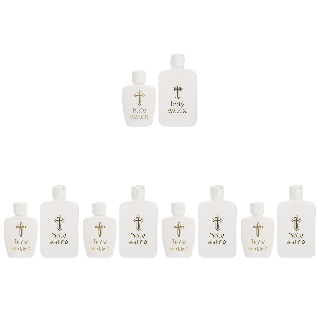 MLINS 10 pcs Plastic Holy Water Bottle Christian Blessing Water Altar ...