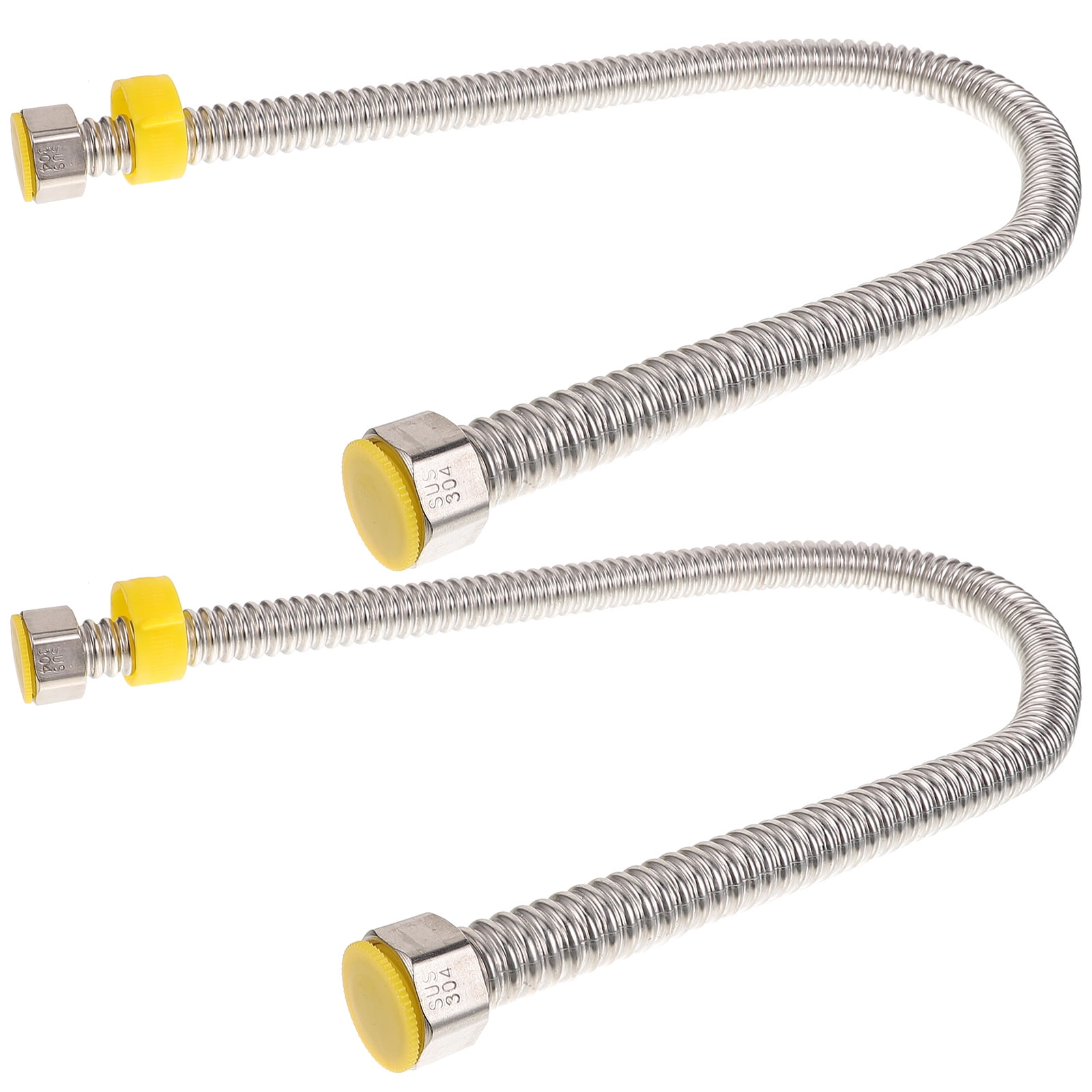 MLINS 10 pcs Stainless Steel Hose Water Hose Flexible Water Heater ...