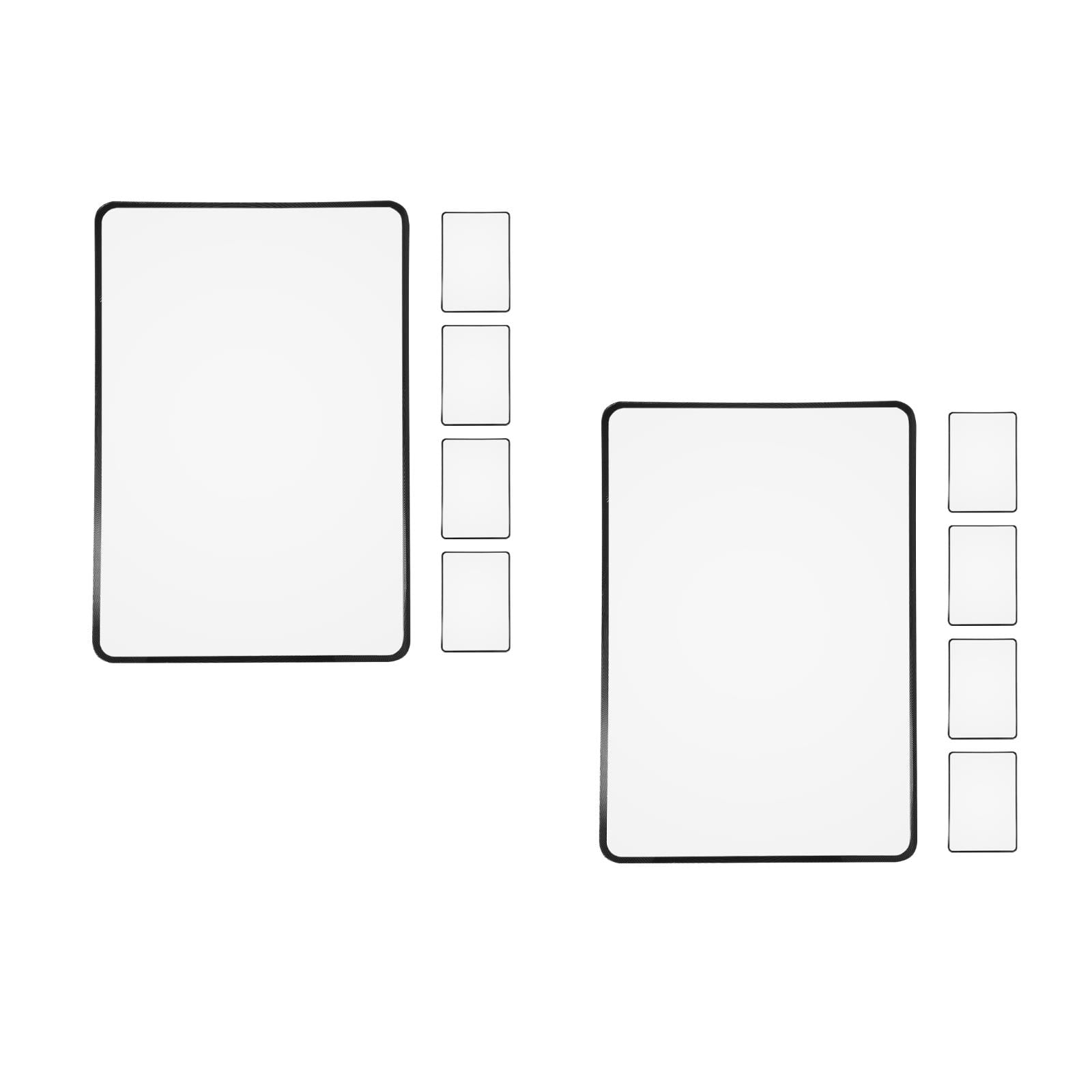 MLINS 10 pcs Transparent Magnifying Bookmark Pvc Full Page Magnifier ...