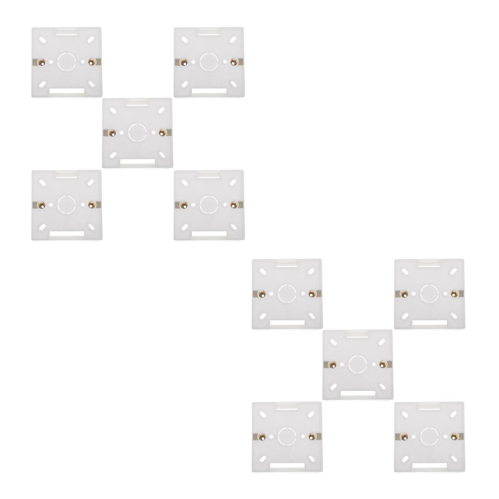 MLINS 10 pcs Versatile Electrical Outlet Box For Wall Socket And ...
