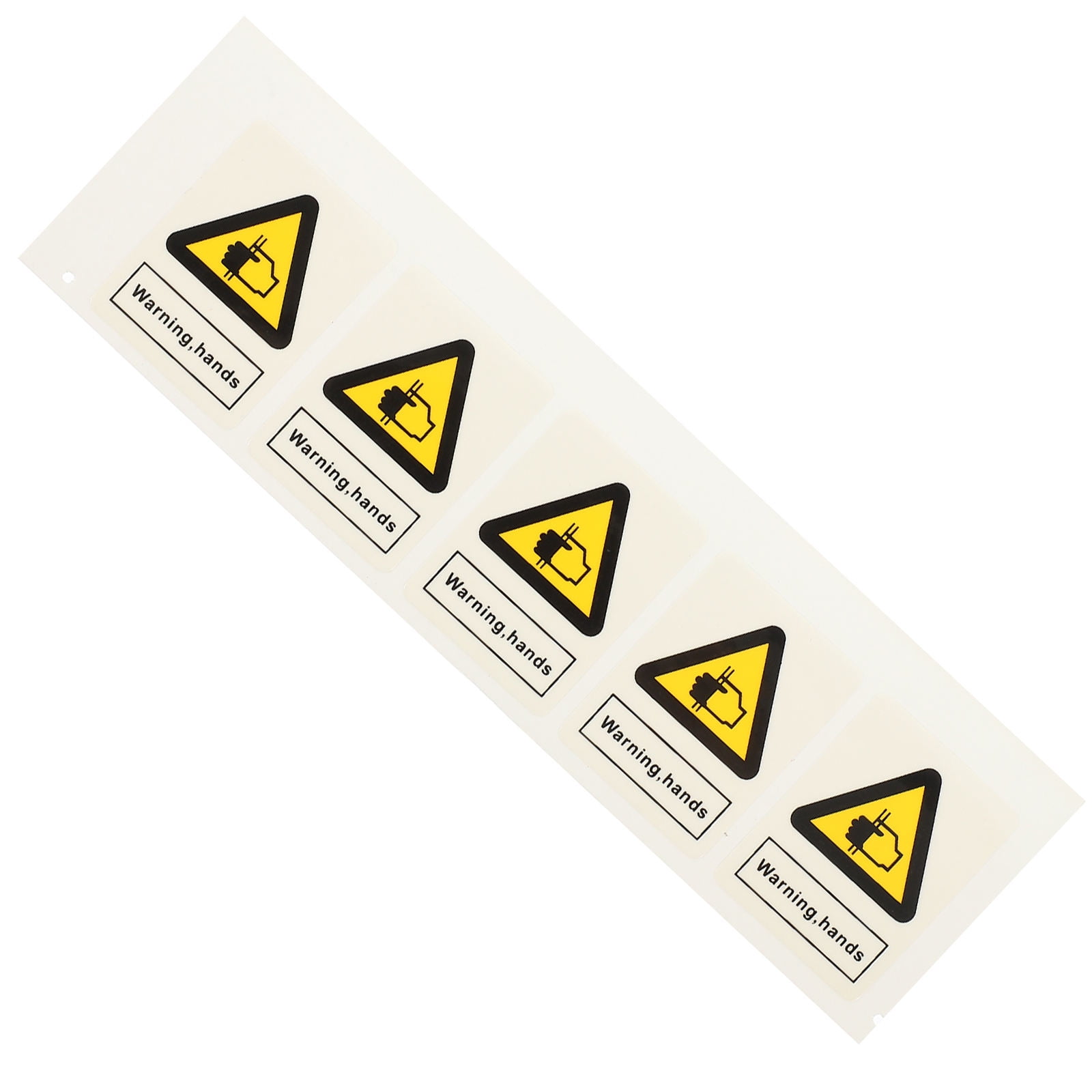 MLINS 10 pcs Warning Hand Crushing Signs Hand Crushing Warning stickers ...