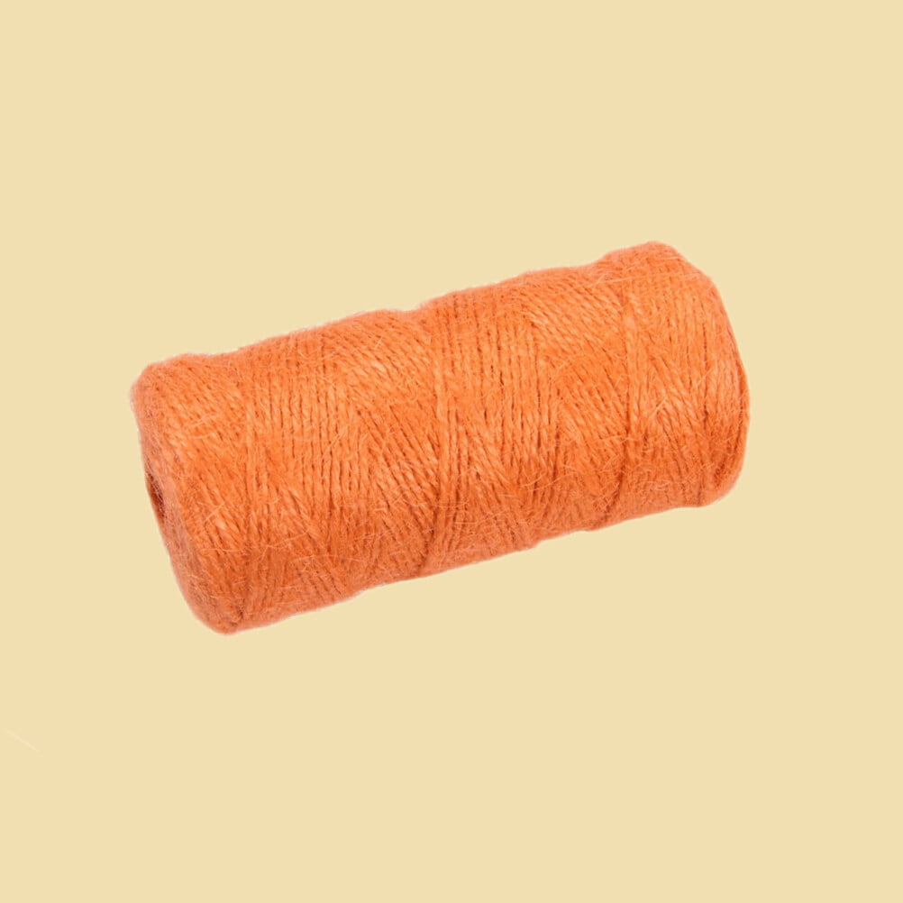 MLINS 100 M Colored Twine Wrapping Burlap Jute Craft Making Knitting ...